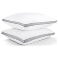 JML 2 Pack Cotton Down Alternative Queen Pillows Gusseted ...