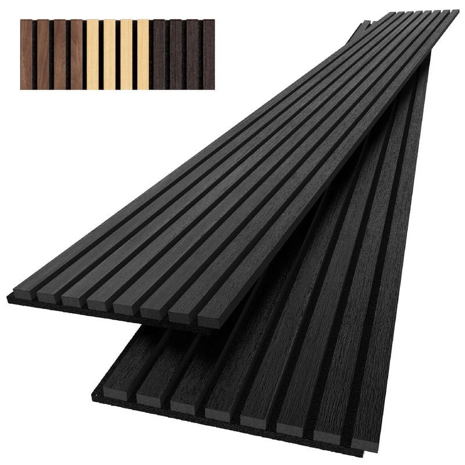 JML 2 Pack Soundproof Wall Panels, 94.5" x12.6" Acoustic Wood Panels ...