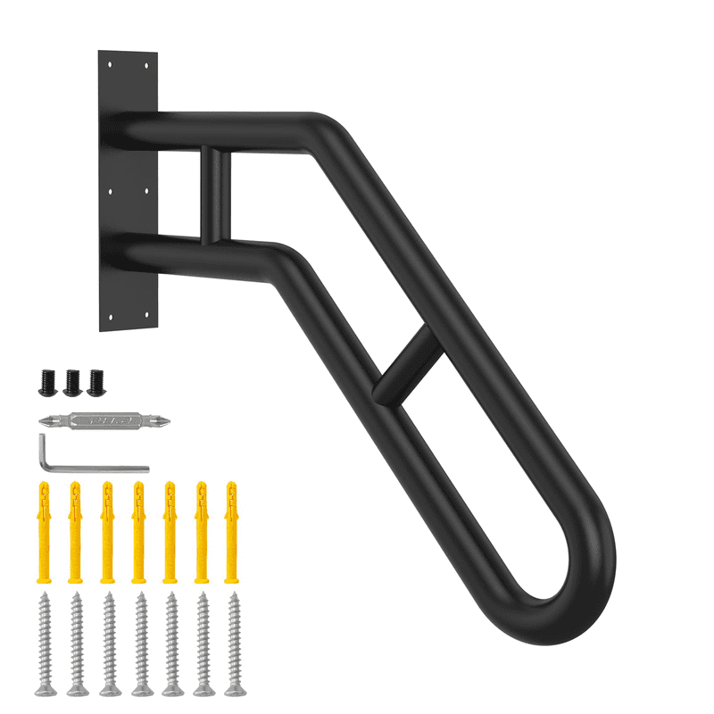 JML 25" Handrails for Outdoor Steps, Stair railing for Elderly ...