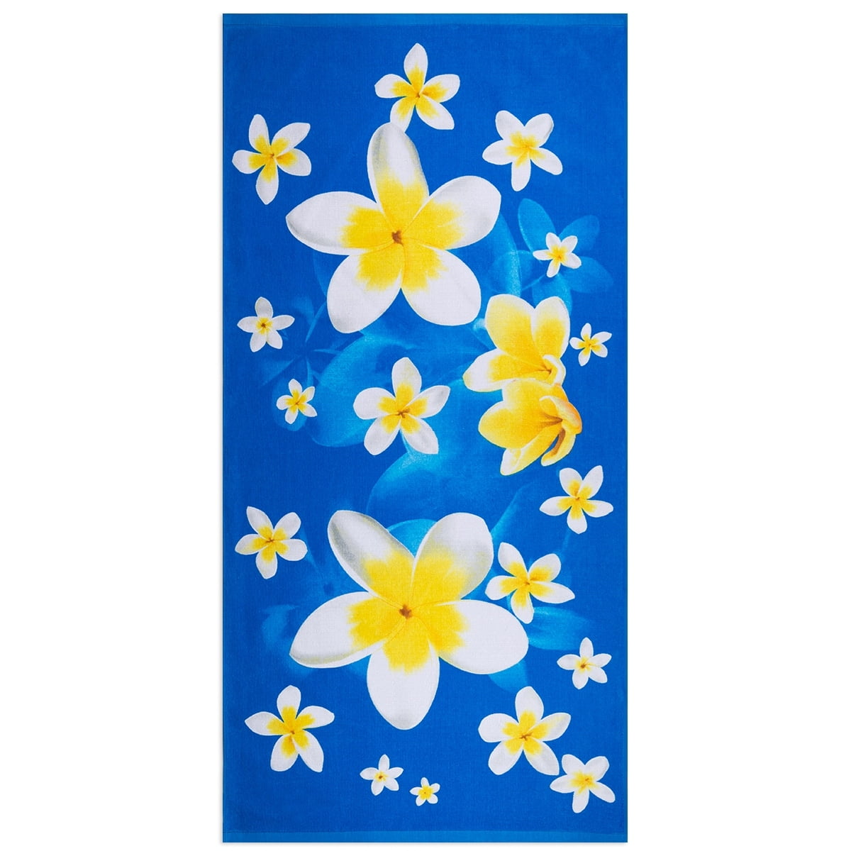 JML American Flag Cotton Beach Towel Blue Flower - Walmart.com