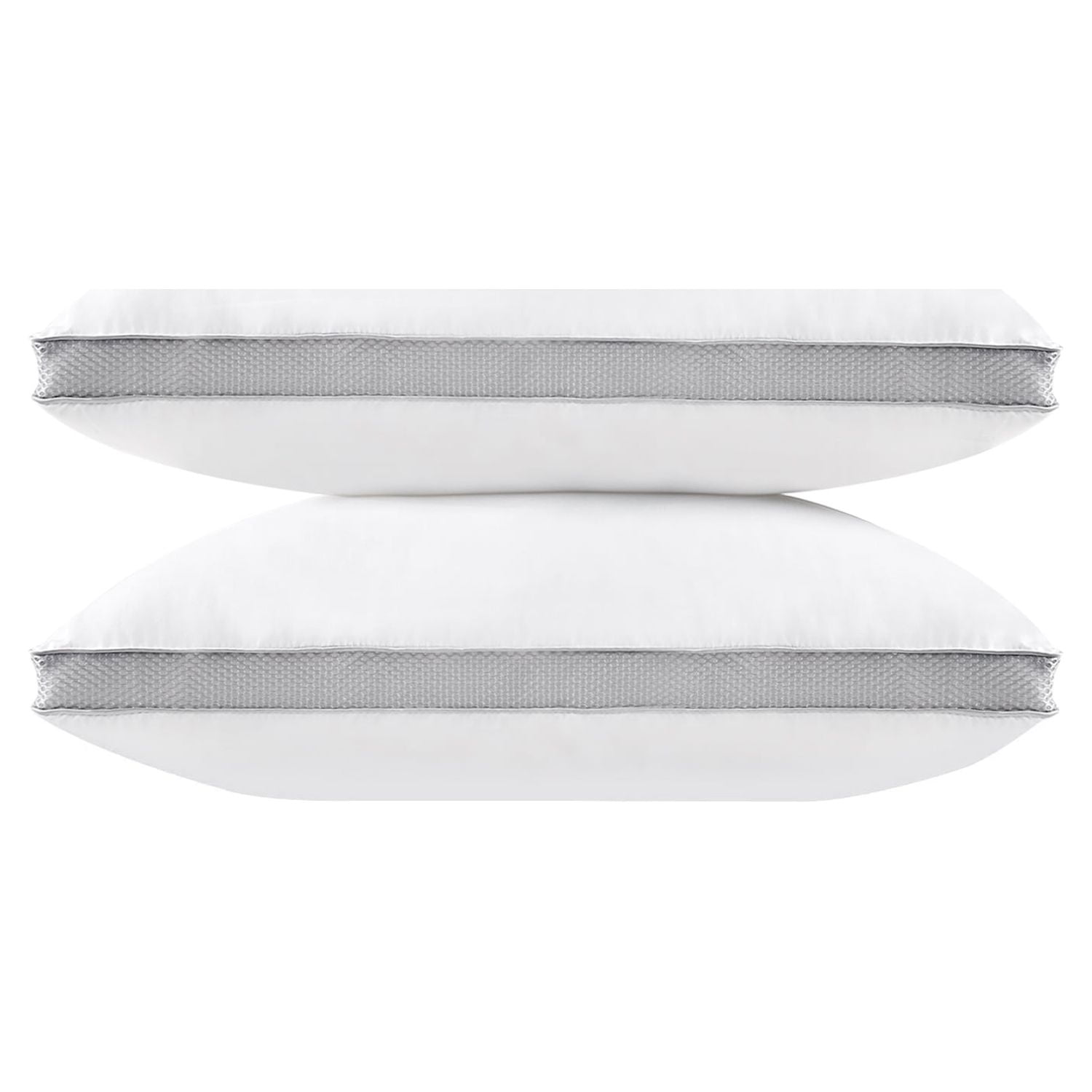 JML Down Alternative Bed Pillow with Brushed Microfiber Cover and ...