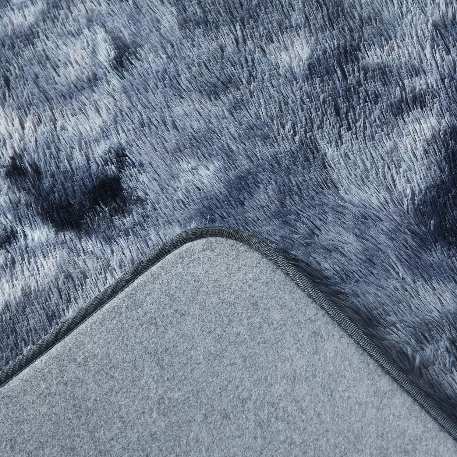 JML Fluffy Bedroom Rugs Indoor Shaggy Plush Area Rug Grey 4' x 6' 4' x ...