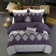 JML King Size 7-Piece Comforter Set with Complete Bed Skirt, Soft ...