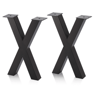 QLLY Heavy Duty Adjustable Metal Table Legs, 24-40 inch, Home Office ...