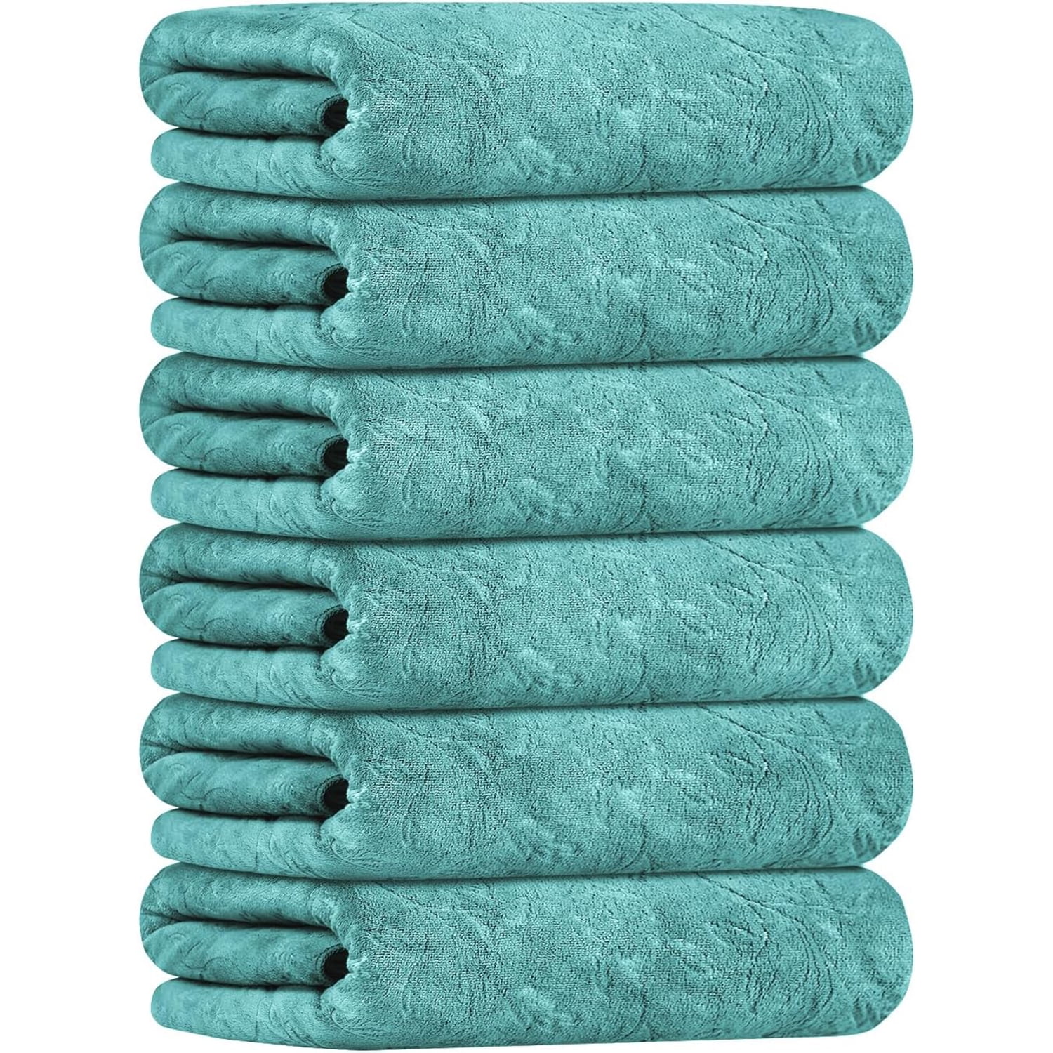JML Microfiber Bath Towels, Bath Towel Set 6 Pack(30" x 60"), Oversized ...