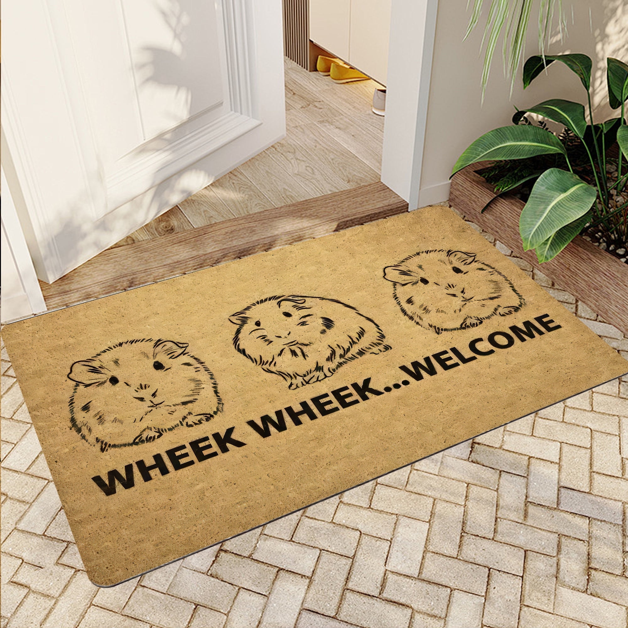 JML Non-Slip MicrofiberFabric & Rubber Doormat - Soft Entryway Rug for ...