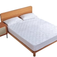 JML Quilted Fitted Mattress Pad Cover Queen 16 Inch Deep Pocket ...