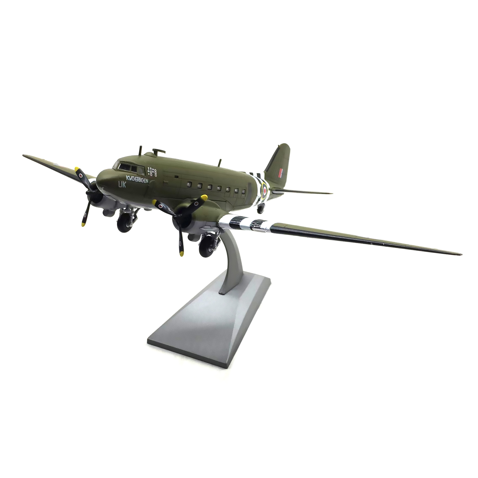 JMLIANG 1/100 Scale Alloy WWII Douglas C-47 Aircraft Model Collectors ...
