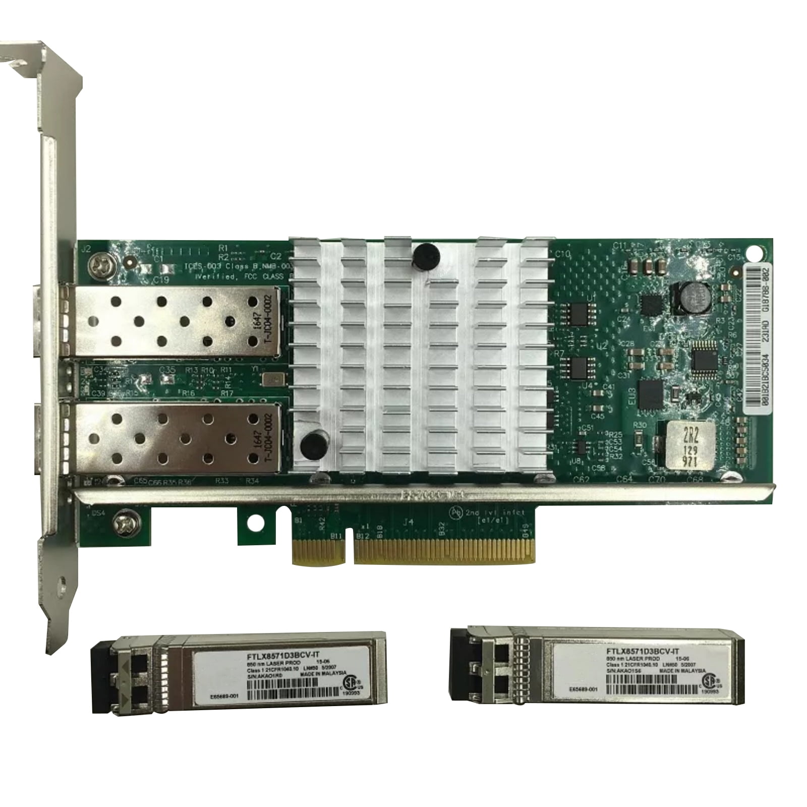 JMLIANG 10Gbps Dual SFP Intel 82599ES Ethernet Adapter For Server And ...