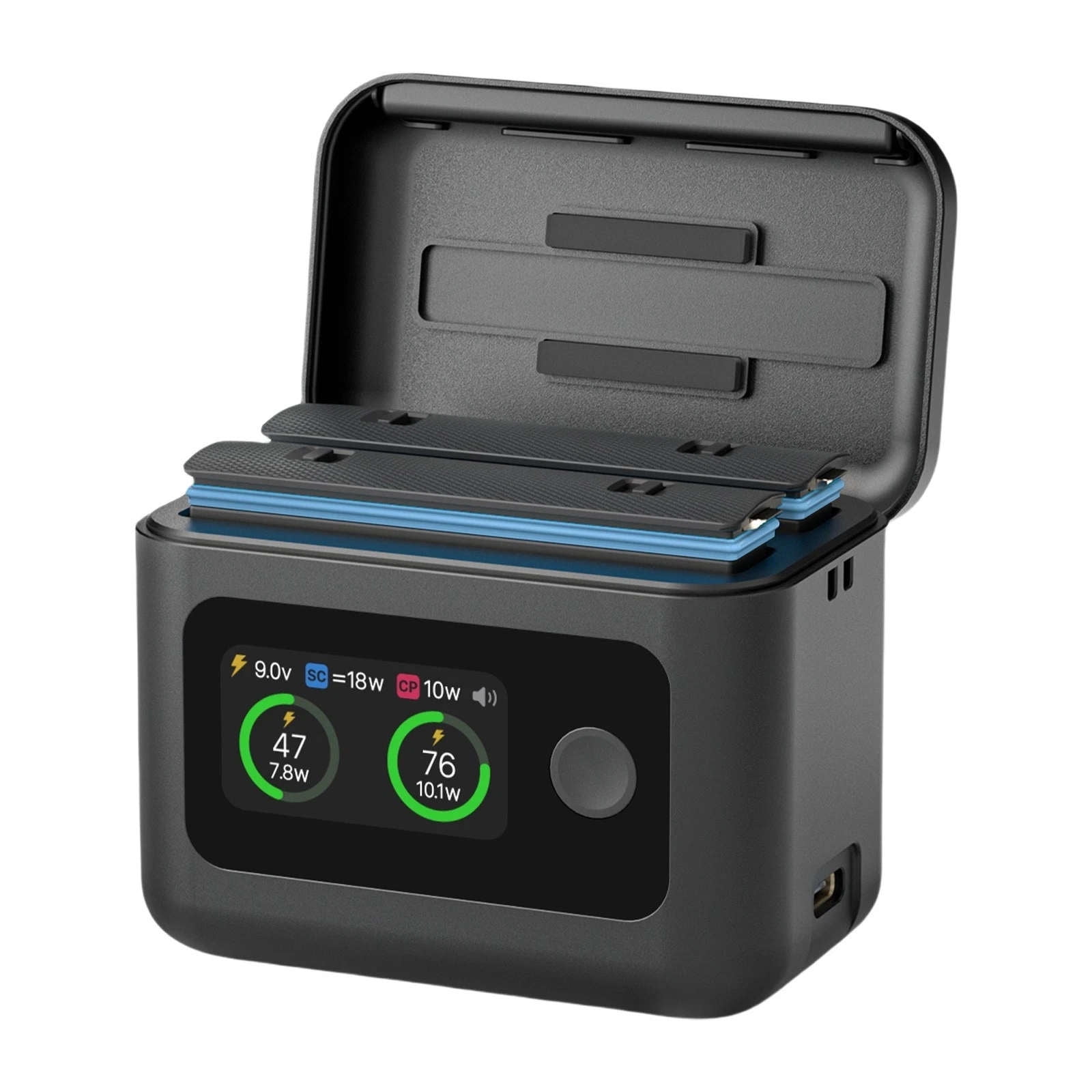 JMLIANG 27W Fast Charge Power Bank Hub with LED Display for Camera ...