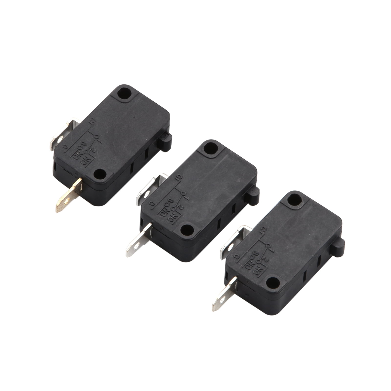 JMLIANG 3 Pcs Microwave Oven Safety Door Switch Kit for Repair 2 NO 1 ...