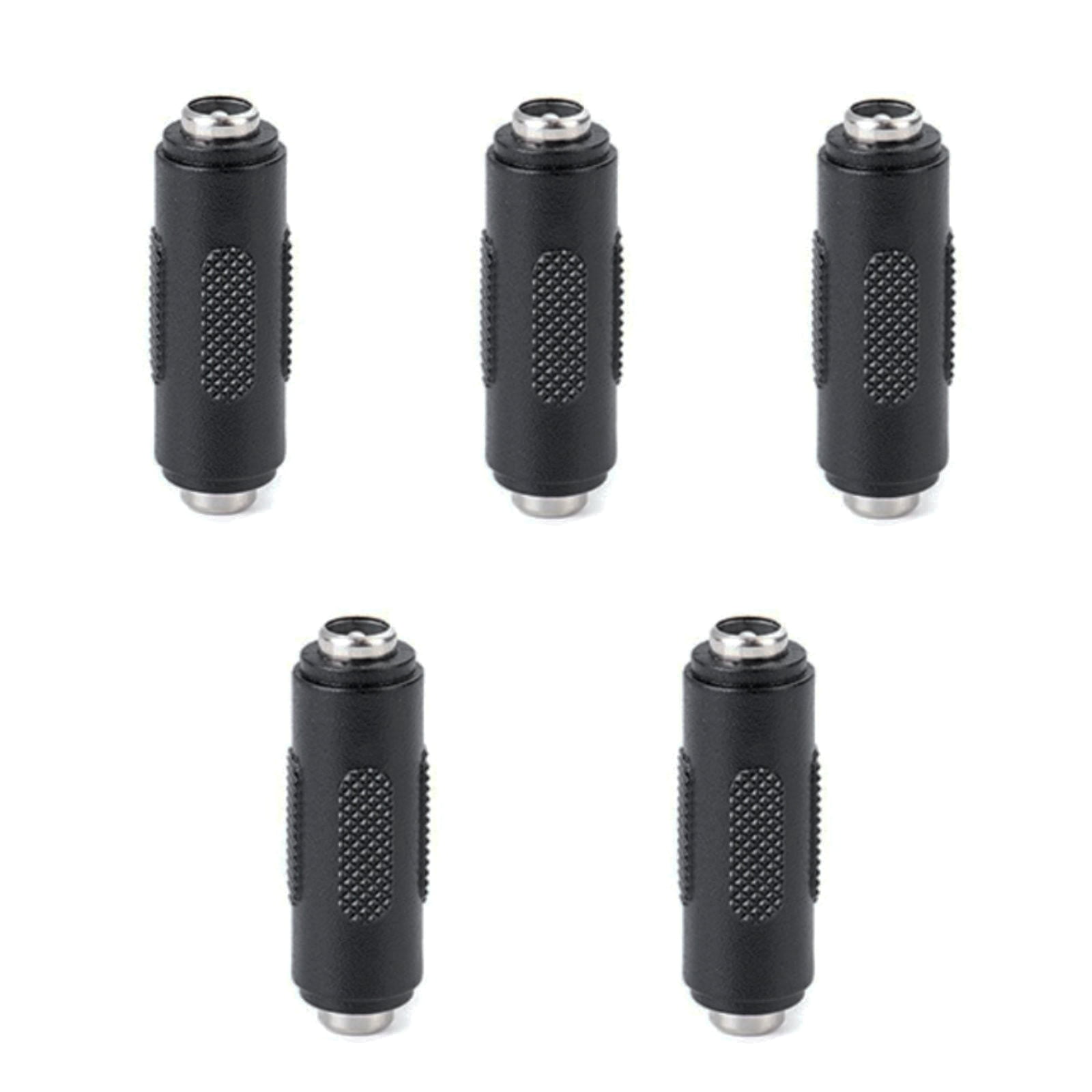 JMLIANG 5 Pack DC Connector Female to Female 5.5x2.1mm Coupler for CCTV ...