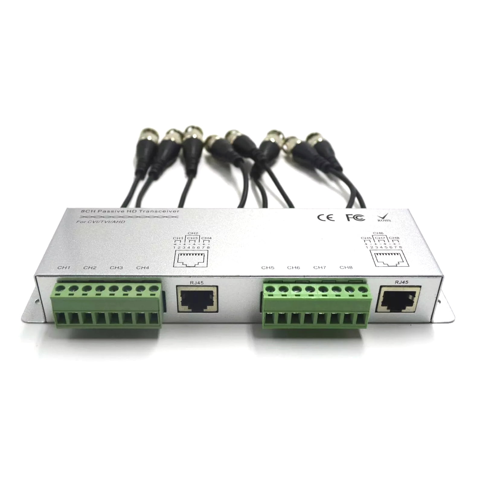 JMLIANG 8 Channel Coaxial HD Transmitter for Surveillance Applications ...