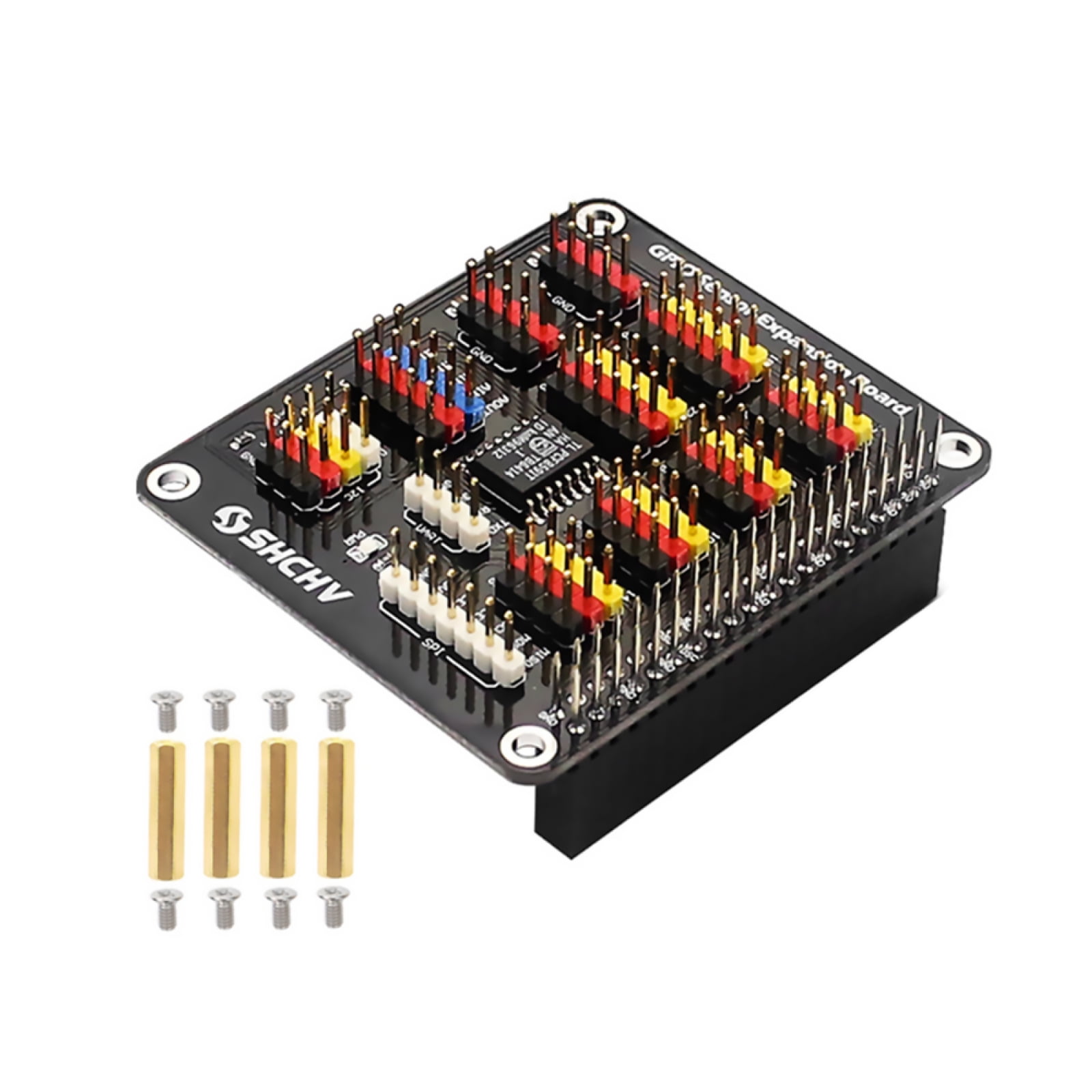 JMLIANG AD DA Converter Expansion Board GPIO 4 Analog Inputs 1 Output I2C SPI for Pi IoT ...