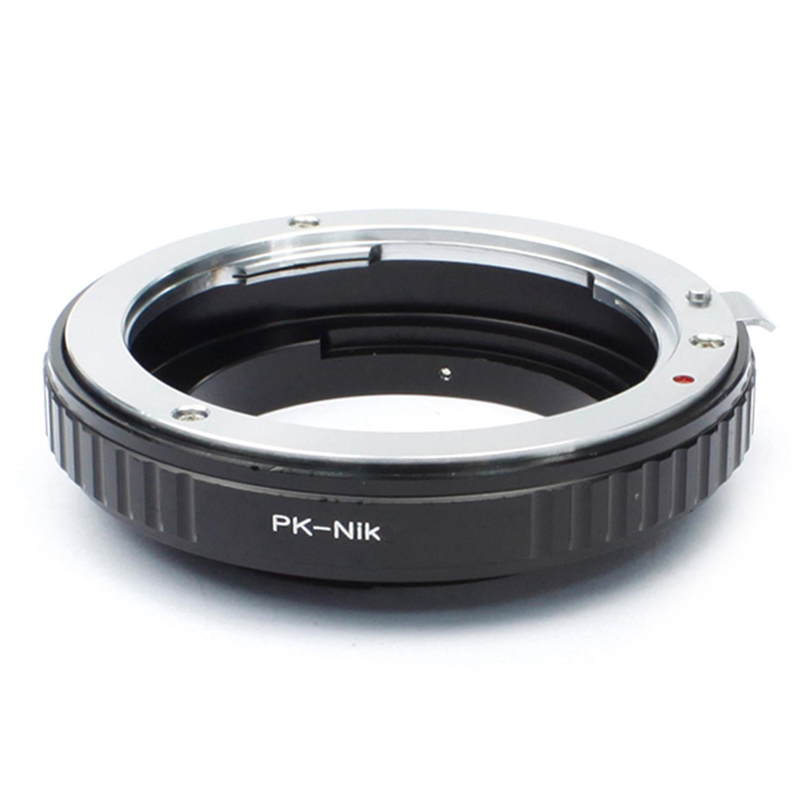 JMLIANG Aluminum Lens Adapter for Pentax K (except DA) to Nikon F Mount ...