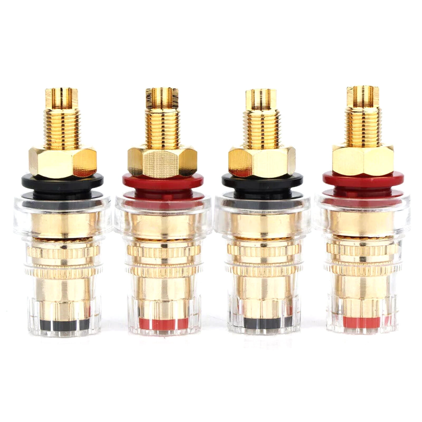 JMLIANG Audio/Video Interface with Crystal Binding Posts Ensures ...