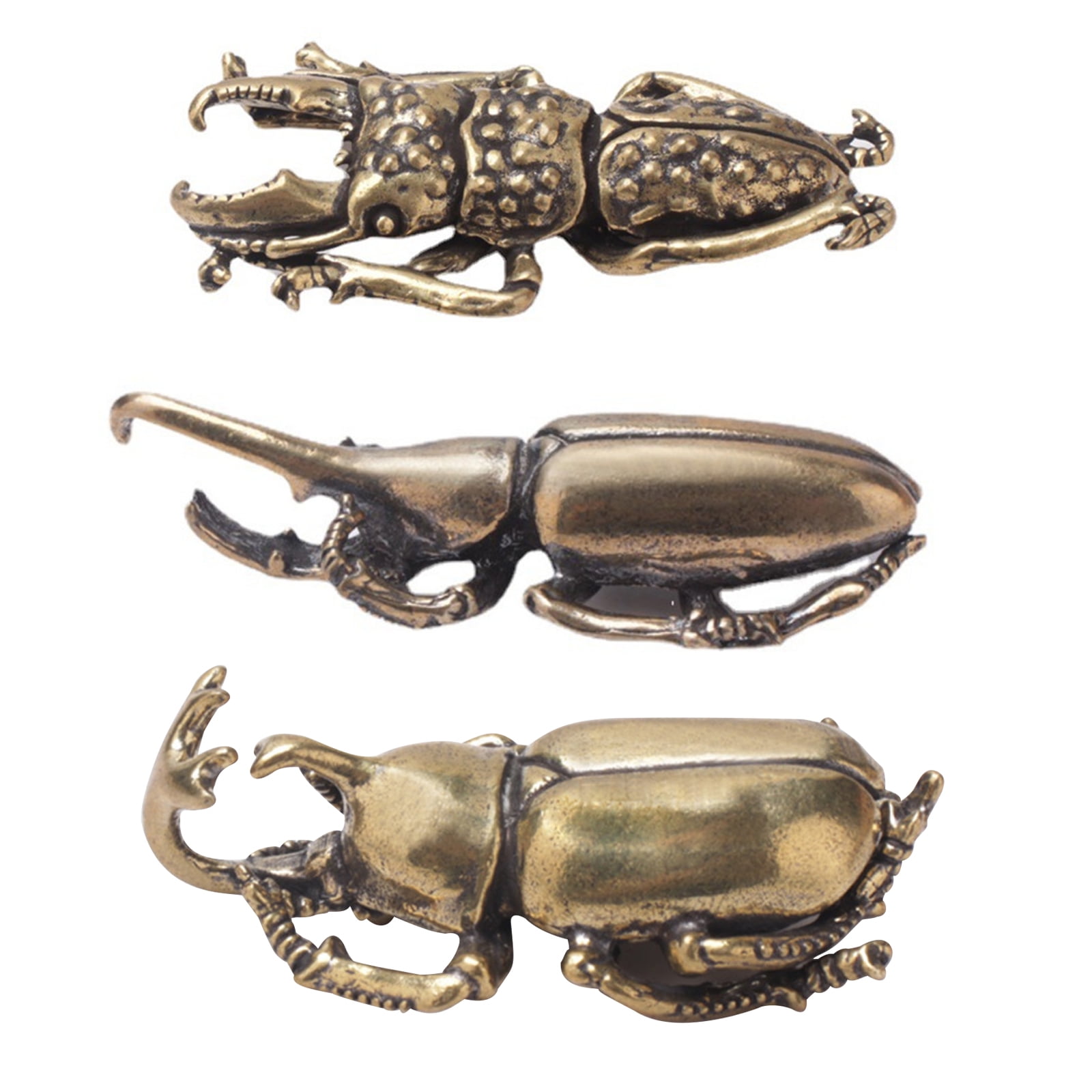 JMLIANG Brass Insect Decorative Statues, Handcrafted in Gold for ...