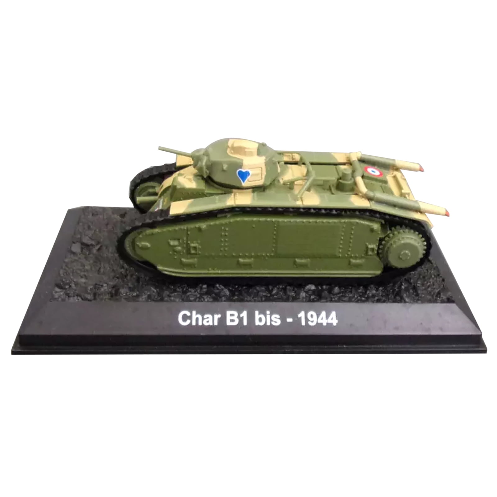 JMLIANG Collectible Char B1 Bis Tank for Display Bring History to Life ...