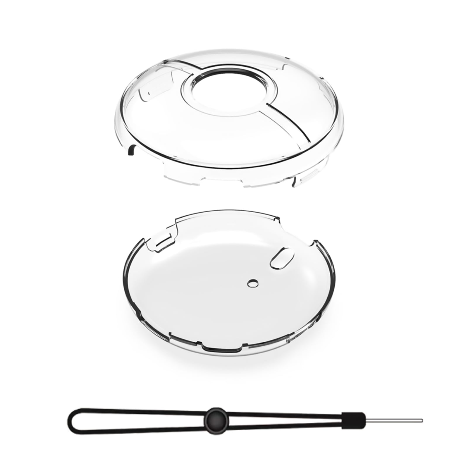 JMLIANG Crystal Protective Case for GO Plus+ Transparent Split ...