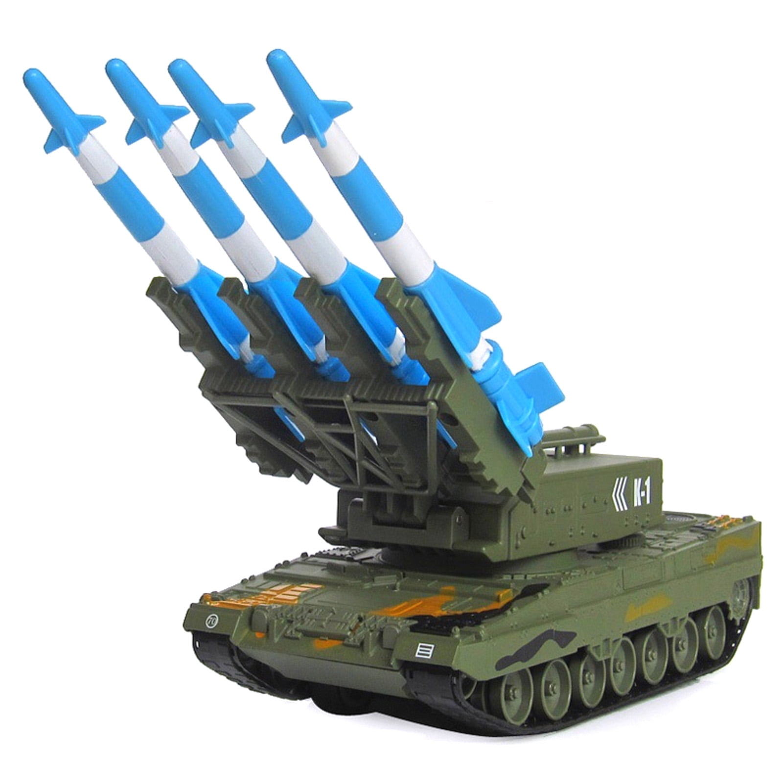 JMLIANG Detailed Replica of Military Air Defense Missile Tank, 1:40 ...