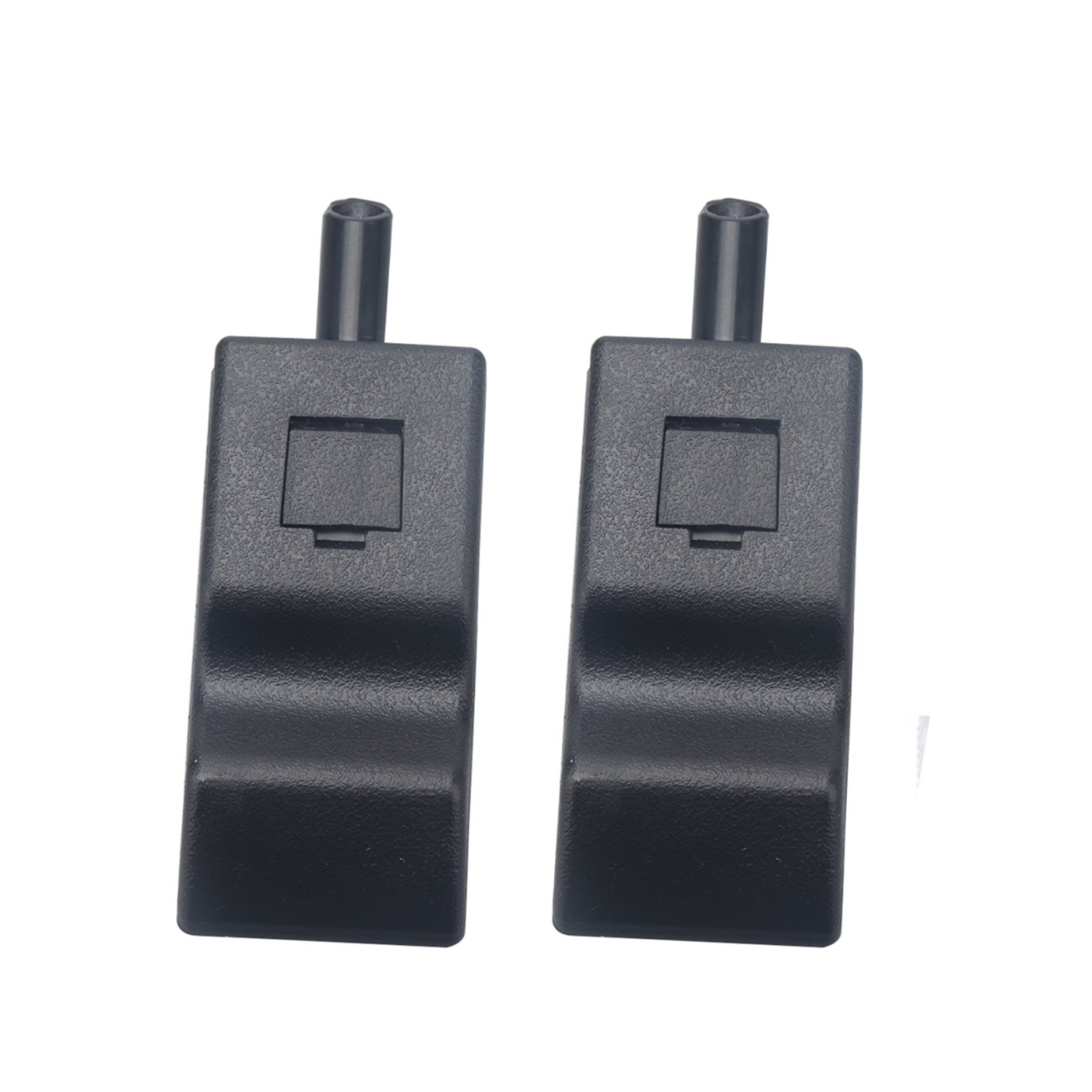 JMLIANG Door Lock Knob Replacement Set Black ABS 2 Knobs with Mini ...
