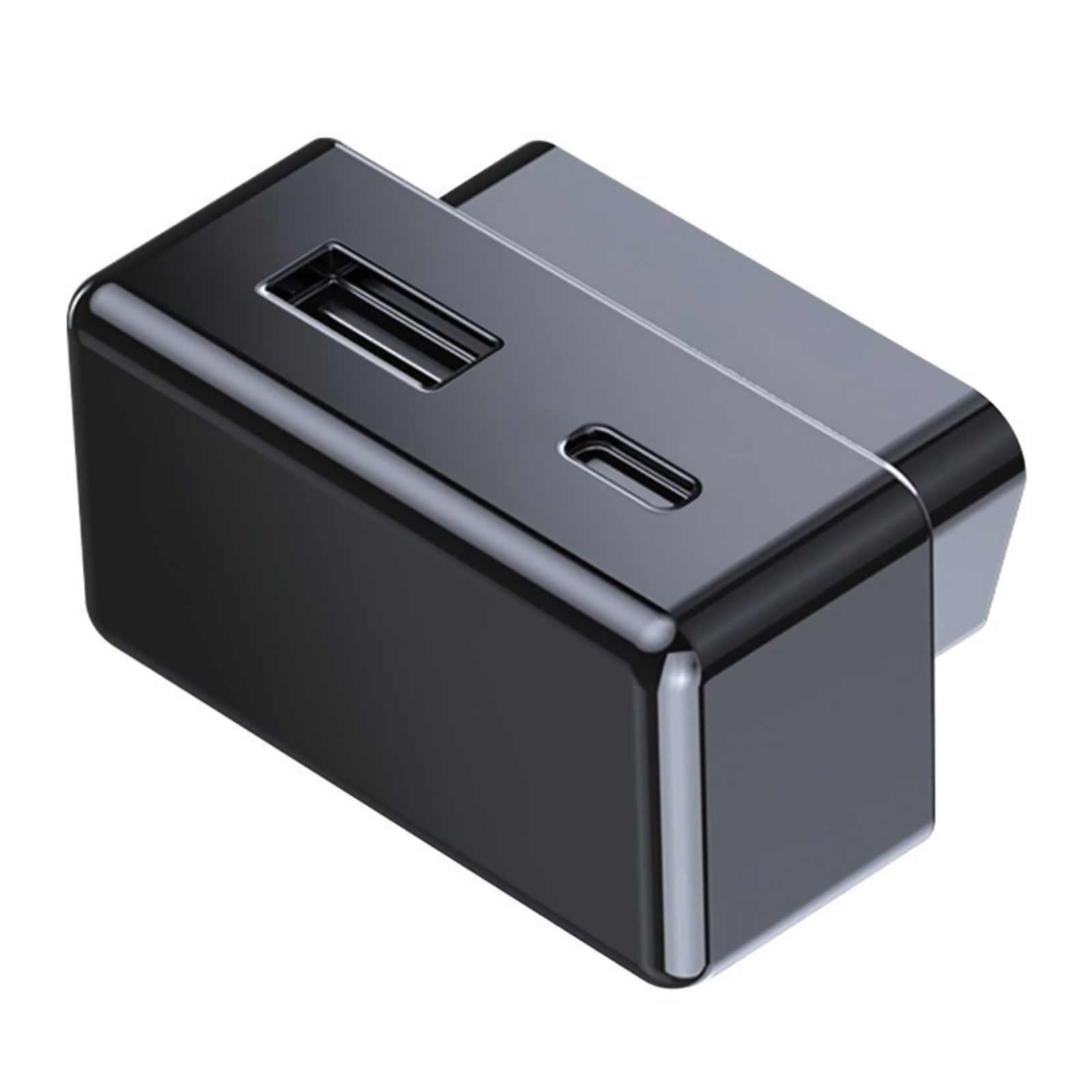 JMLIANG For Tesla Model 3/Y Compatible OBD Charger Dual Ports 30W+18W ...