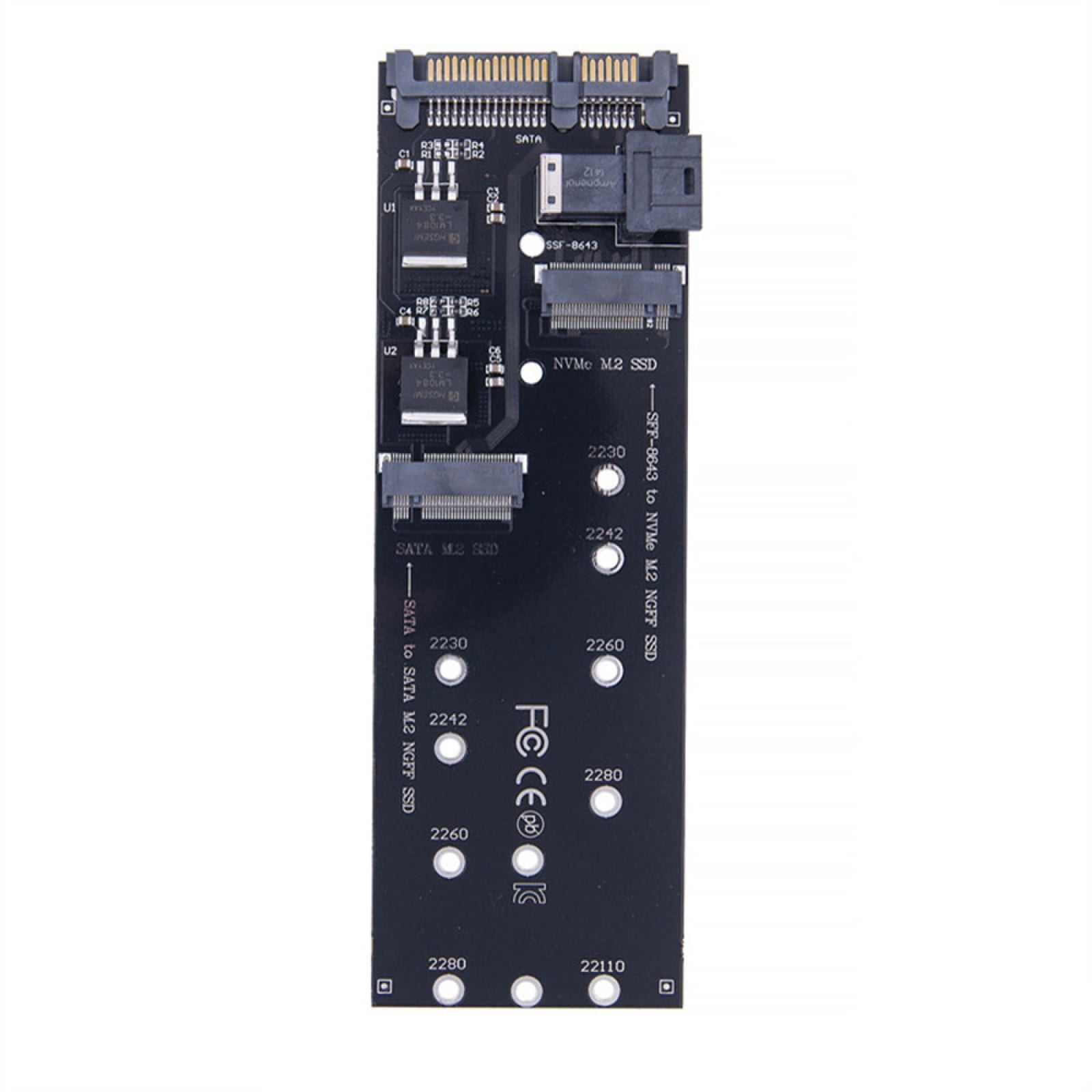 JMLIANG High Speed M.2 SSD Adapter NVMe & NGFF Dual Interface for ...