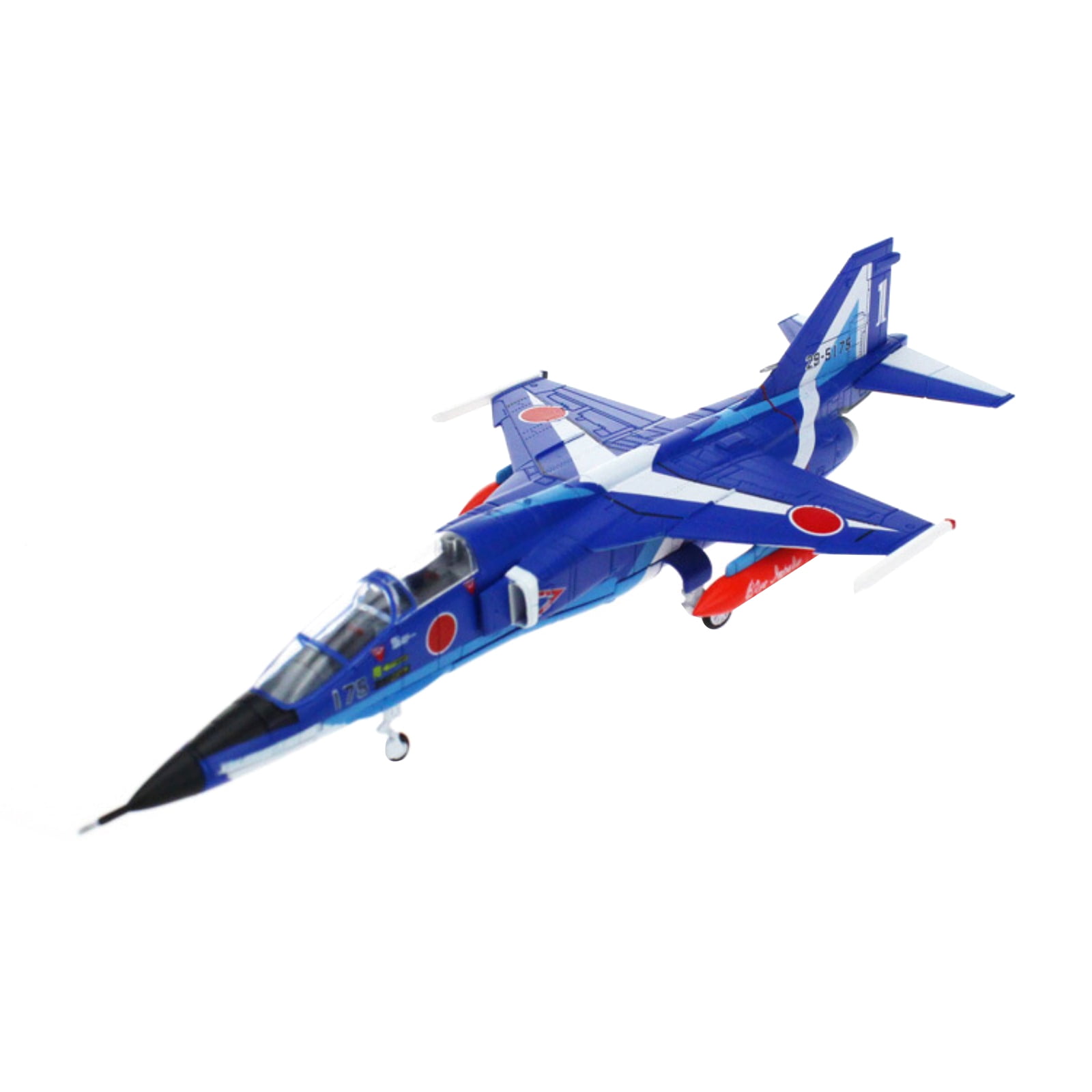 JMLIANG JASDF T-2 Blue Impulse Airplane Model 1/100 Scale Diecast 7 ...