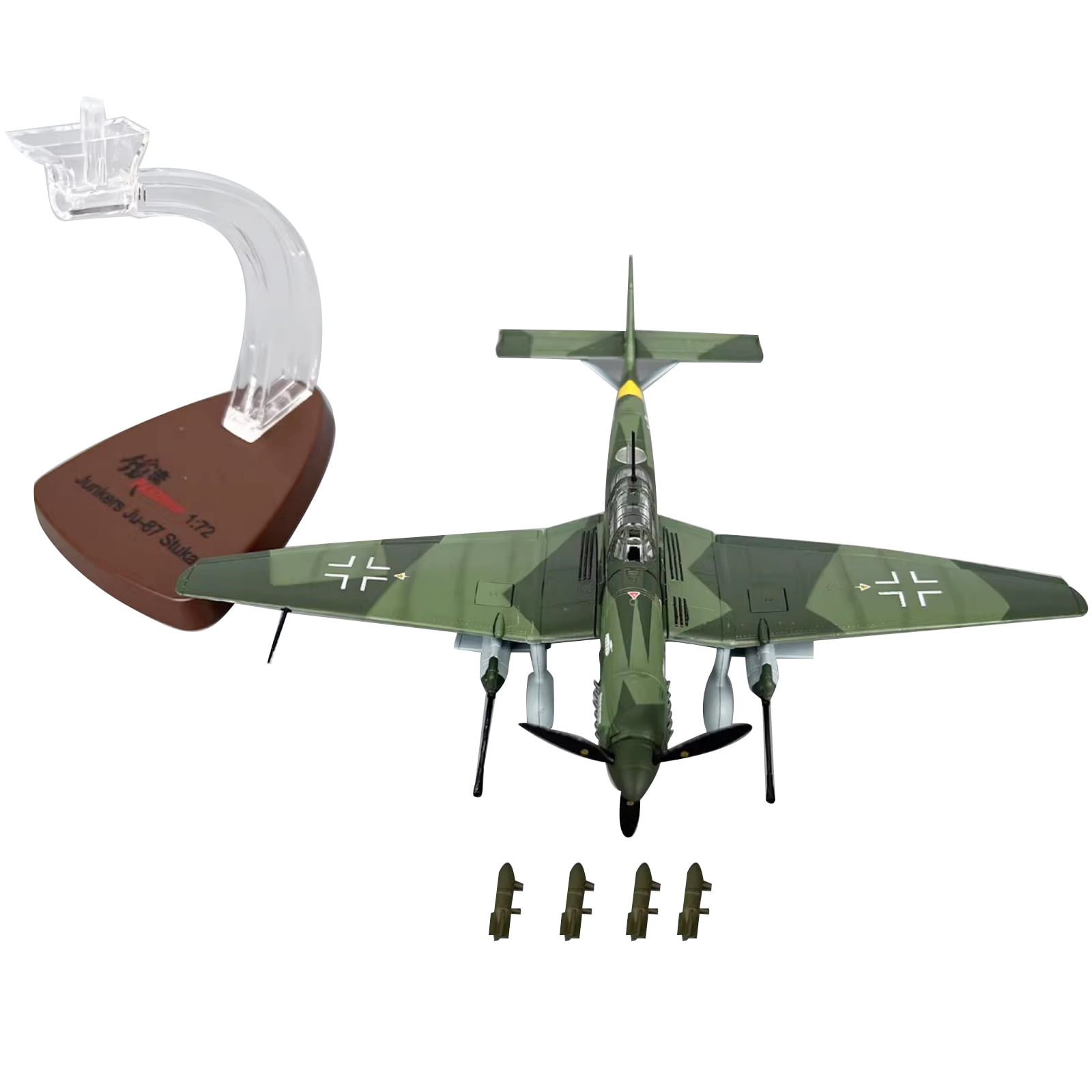 JMLIANG Junkers Ju 87G1 Stuka WWII German Dive Bomber Model 1 72 ...