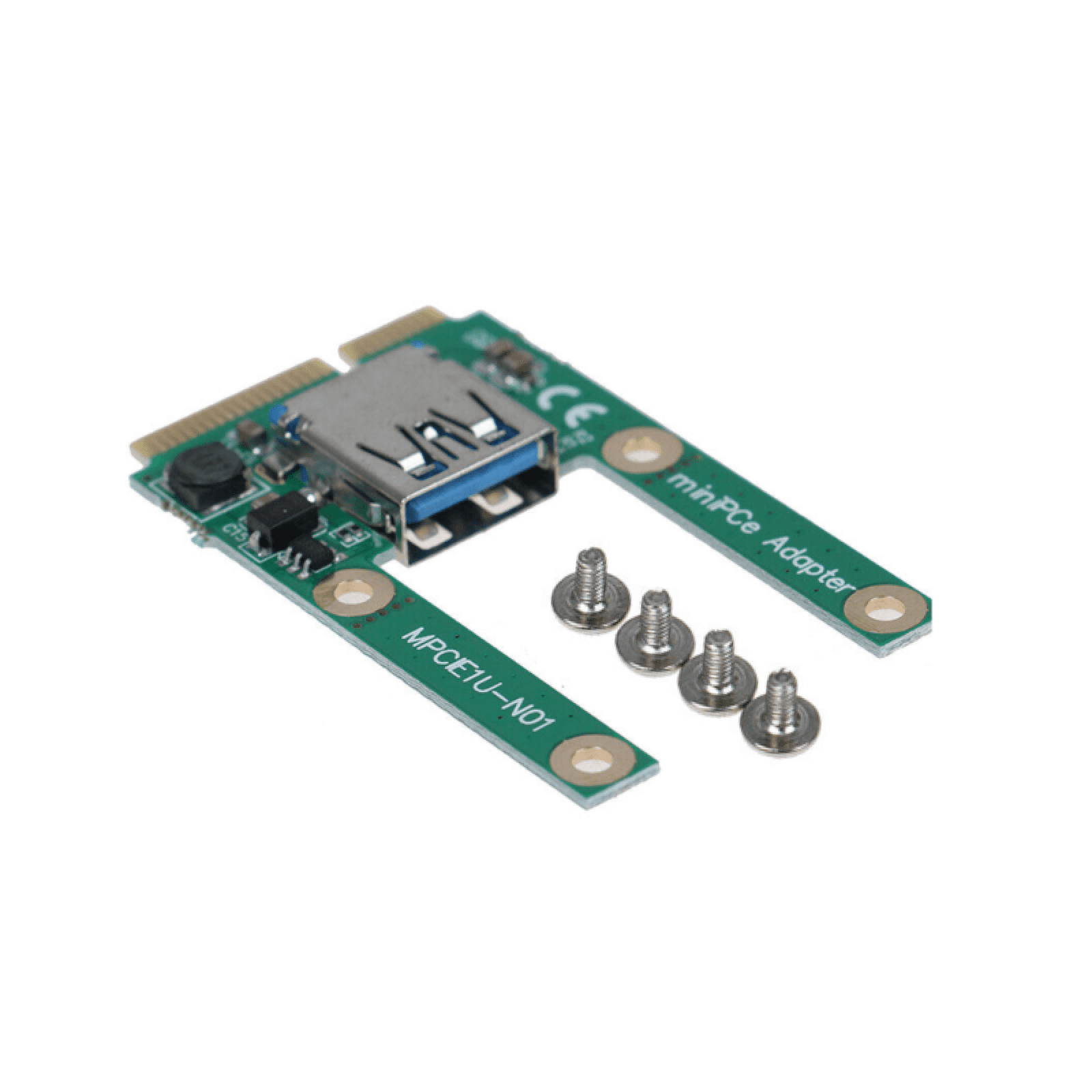 JMLIANG Laptop Mini PCI e to USB 2.0 Adapter Card USB A Female ...