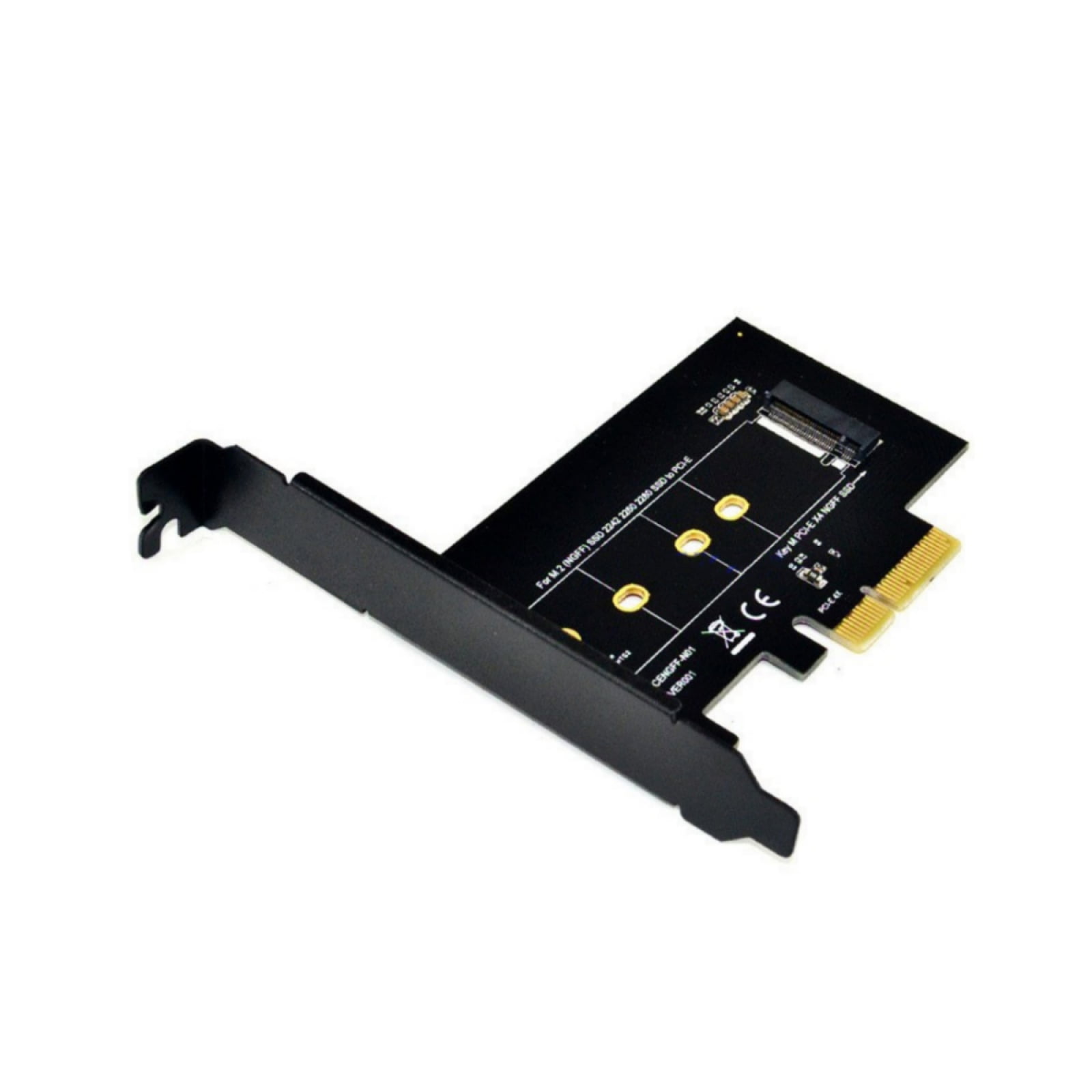 JMLIANG M.2 NGFF M Key SSD to PCI Express X4 Adapter Card Supports NVMe ...