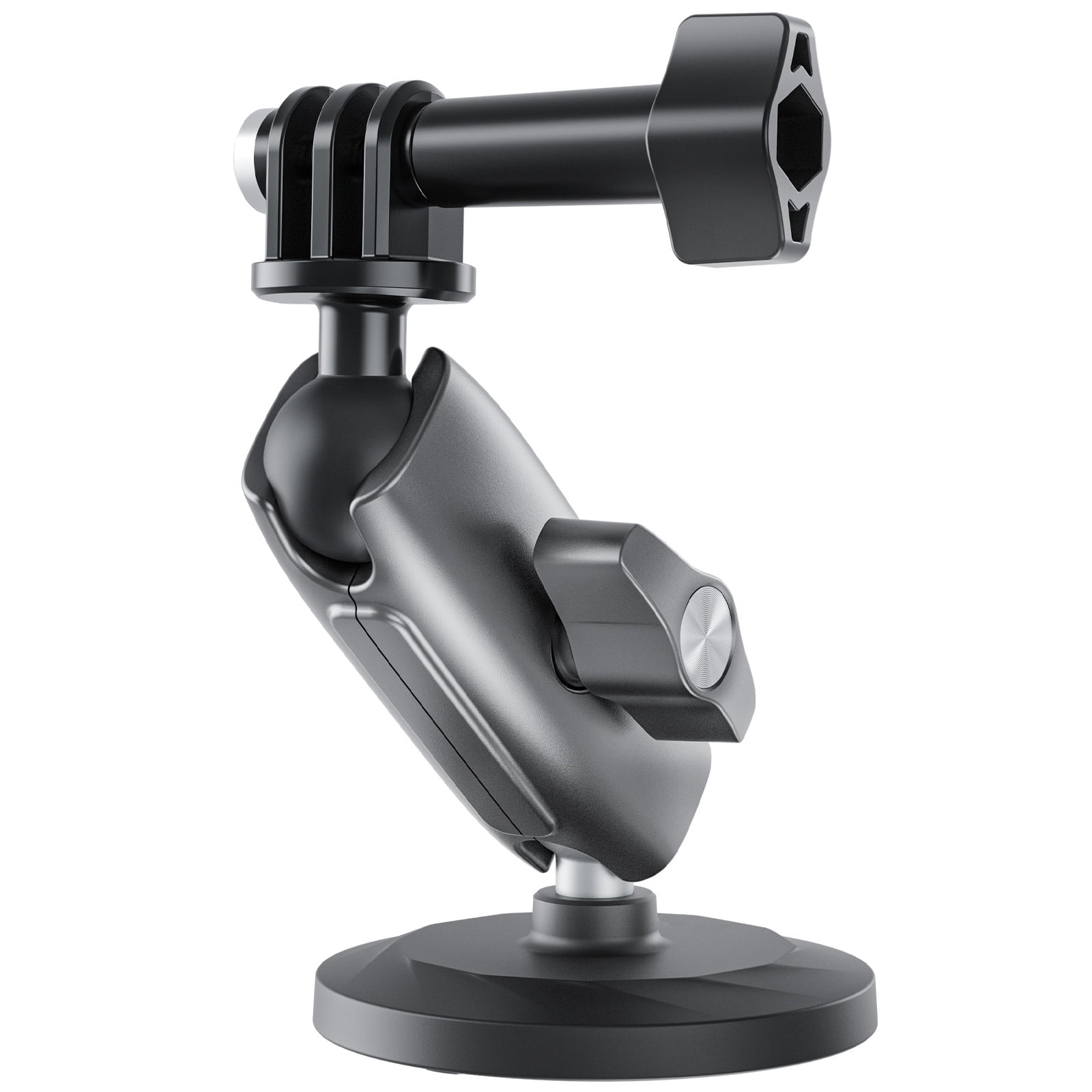 JMLIANG Magnetic Camera Mount Aluminum Alloy Dual Ball Head Design 360 ...