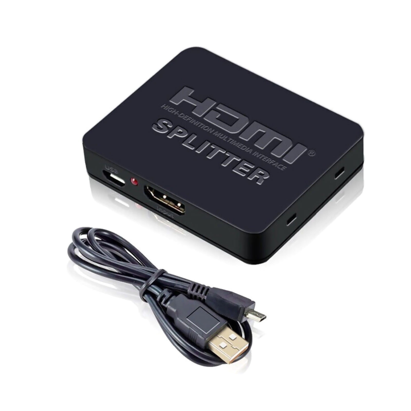 JMLIANG Mini 1x2 HD Splitter for HDTV STB Projector Supports 3D 1080P ...