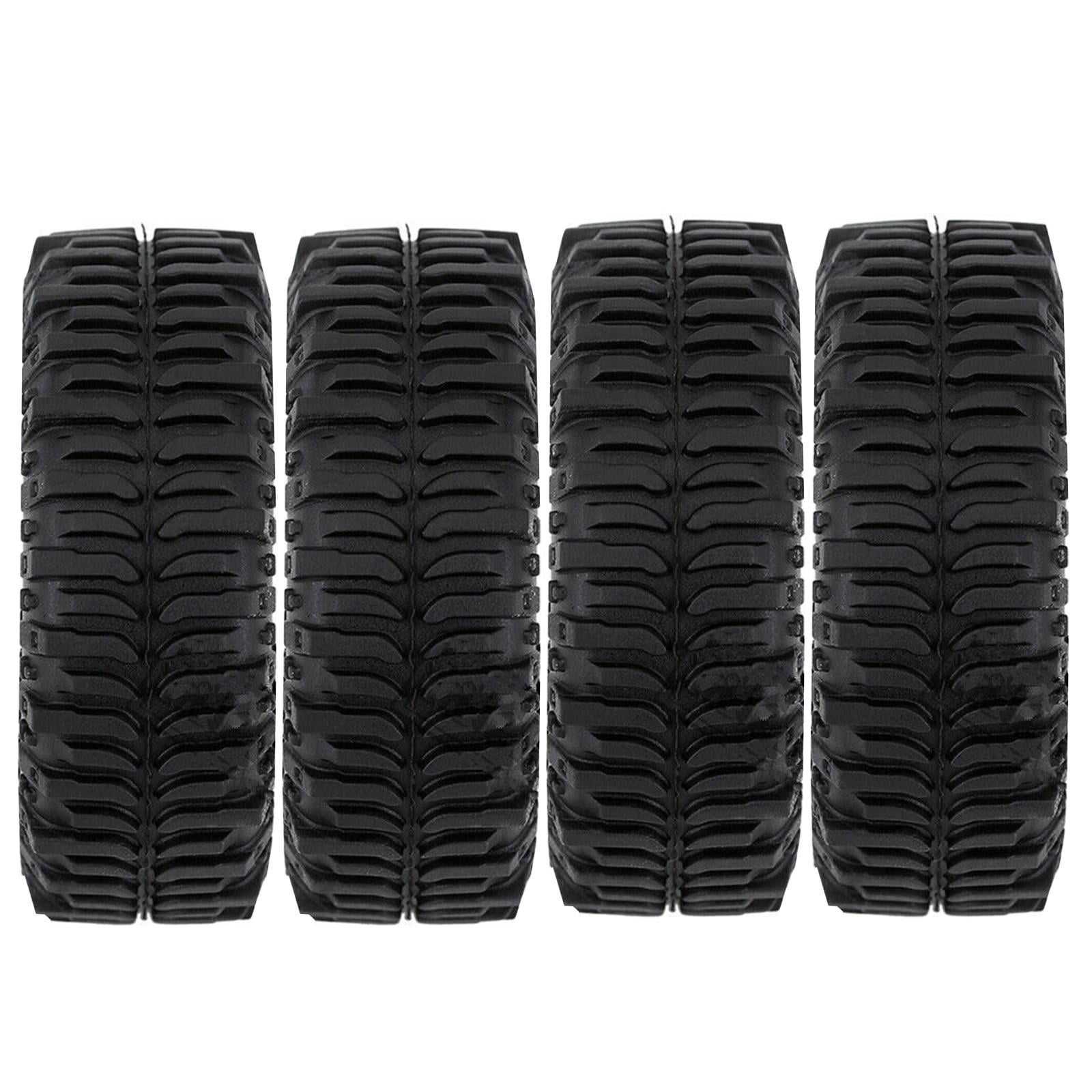 JMLIANG Off-Road Tires for Axial SCX24 Crawler 1.0" Wheel Fit, 60x20mm ...