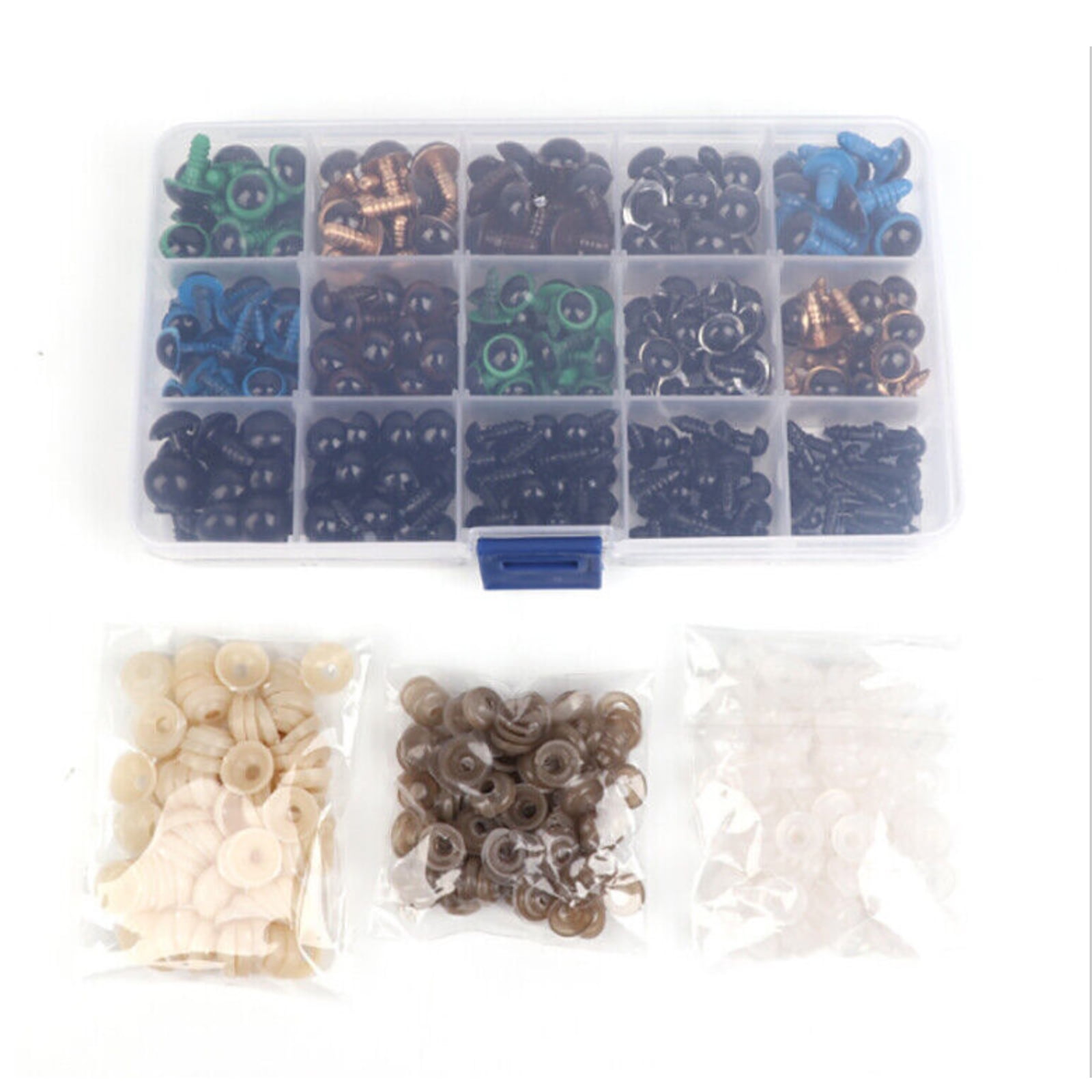 JMLIANG Plastic Eye Set Featuring Multiple Colors and Sizes for ...