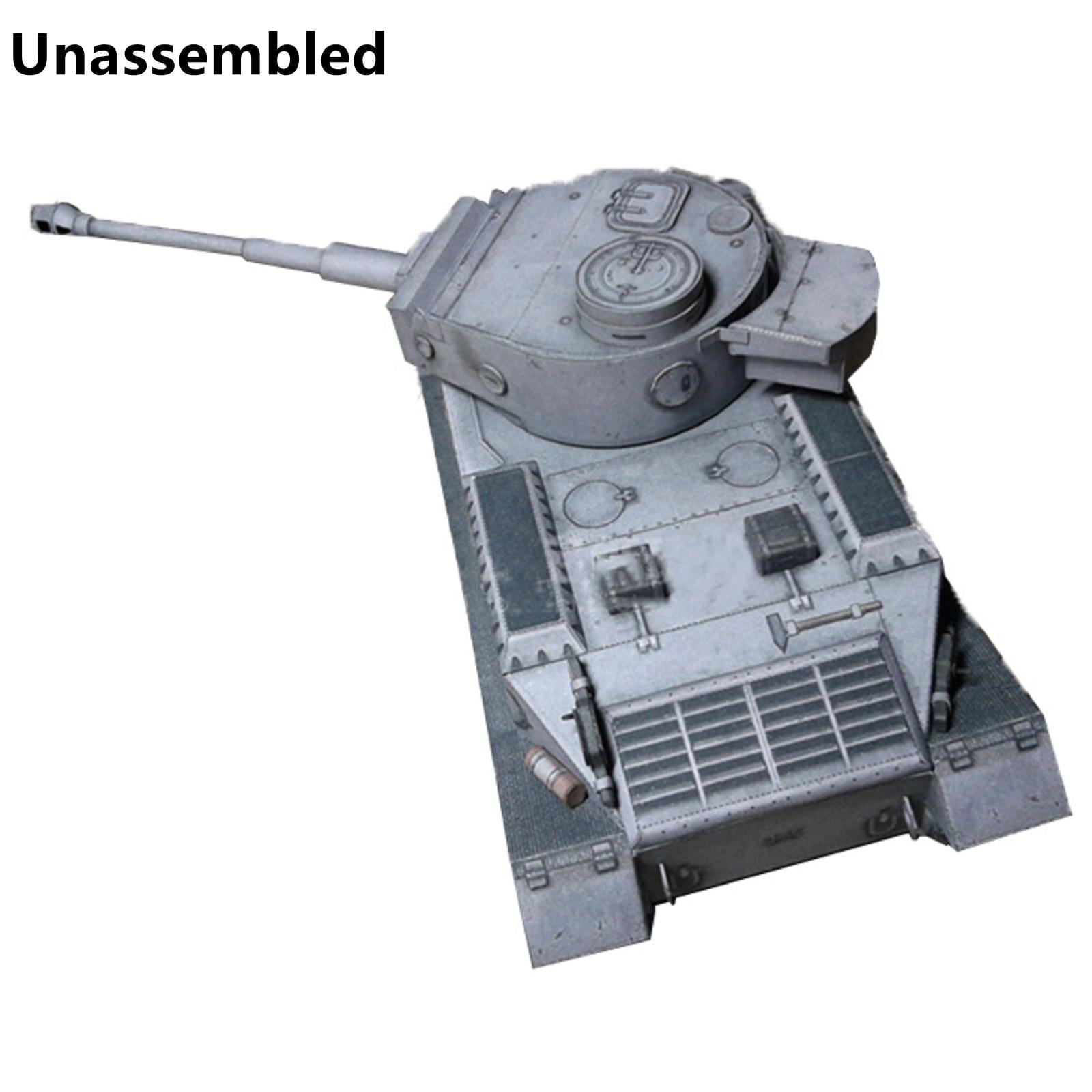 JMLIANG Quality Armoured Fighting Vehicle VI Tiger (P) Paper Model DIY ...