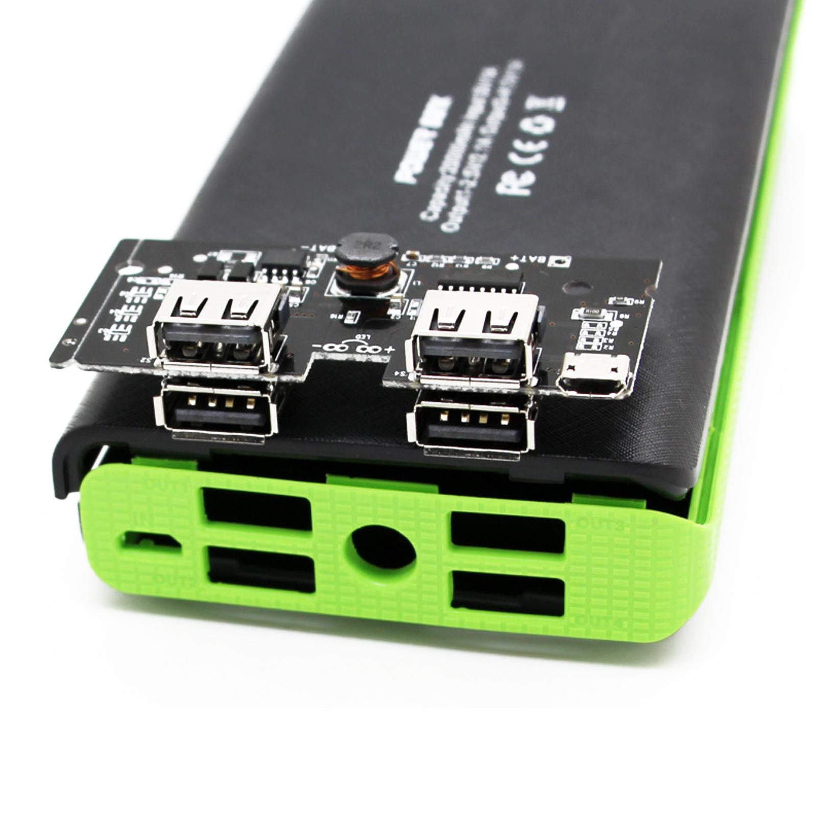 JMLIANG Quality DIY Power Bank Case for Smartphone Charging White ...