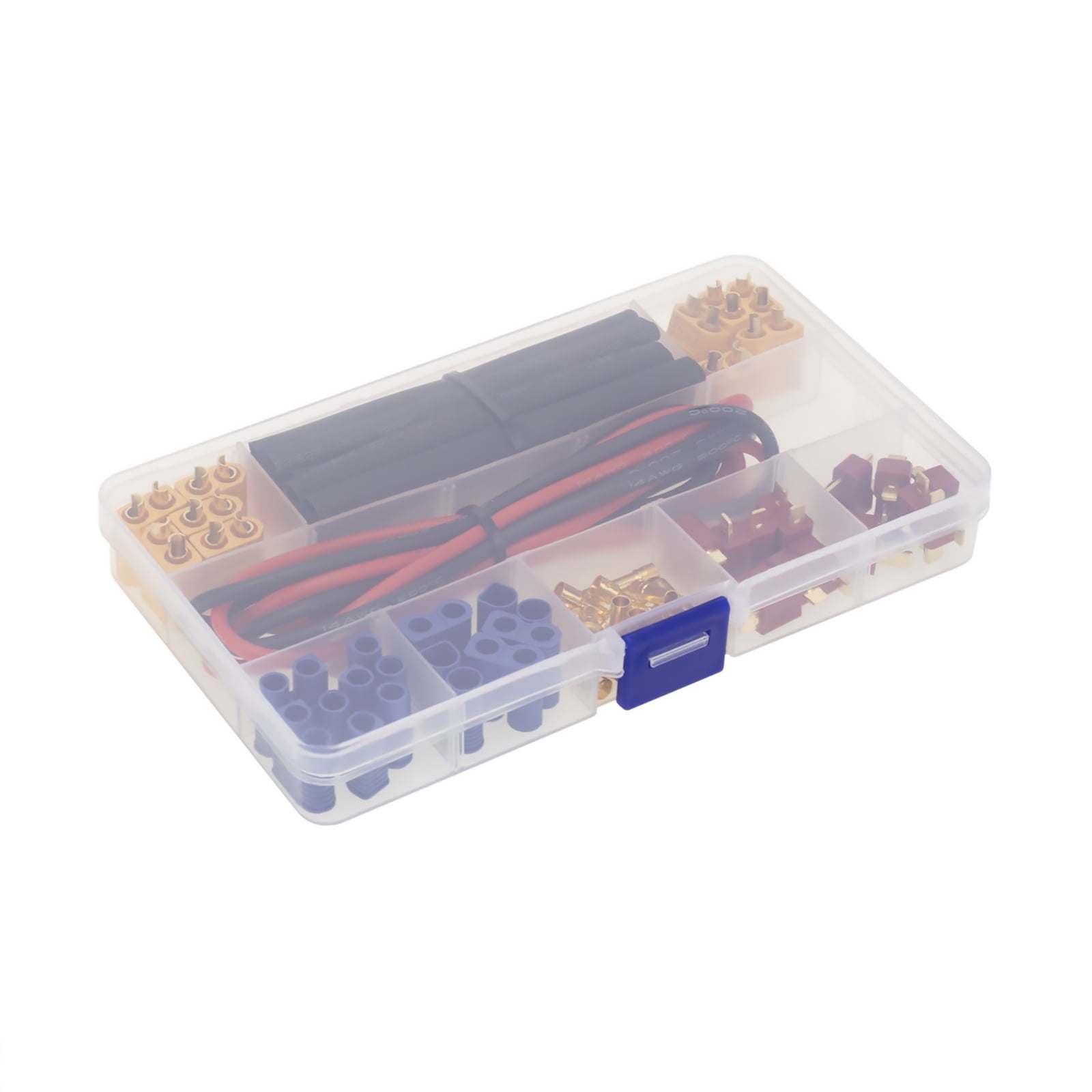 JMLIANG RC FPV Battery Connector Set T XT60 EC3 Plugs 14AWG Silicone ...