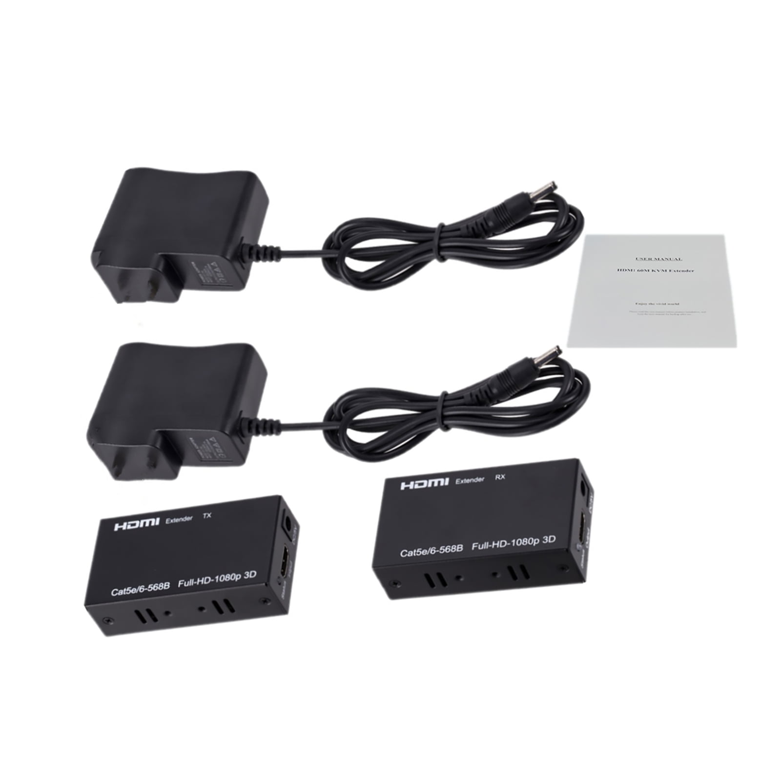 JMLIANG RJ45 HD Extender 60M 1080P CAT5e CAT6 LAN Network Extensor for ...