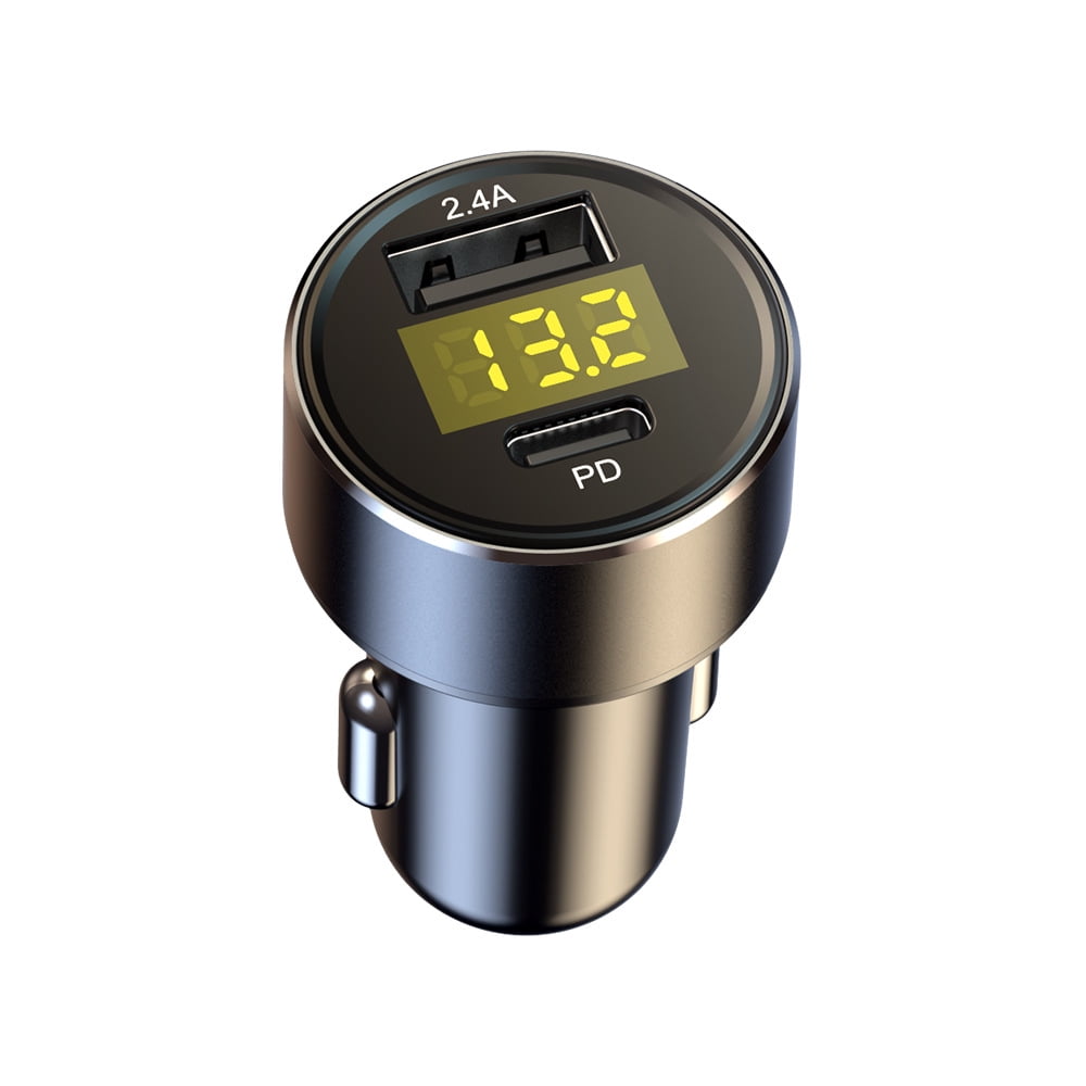 JMLIANG Smart Car Charger with Dual Ports & Pure Copper USB High ...