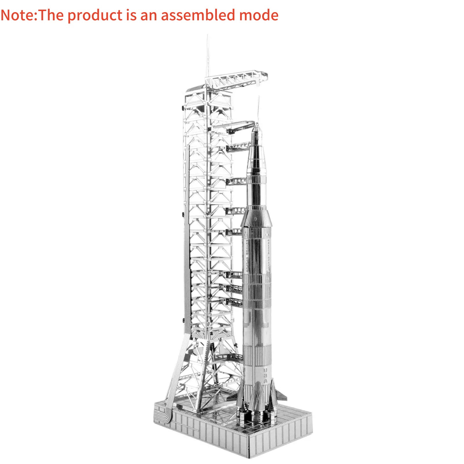 JMLIANG USA Apollo 11 Saturn V Rocket Metal Model 1 770 Scale with ...