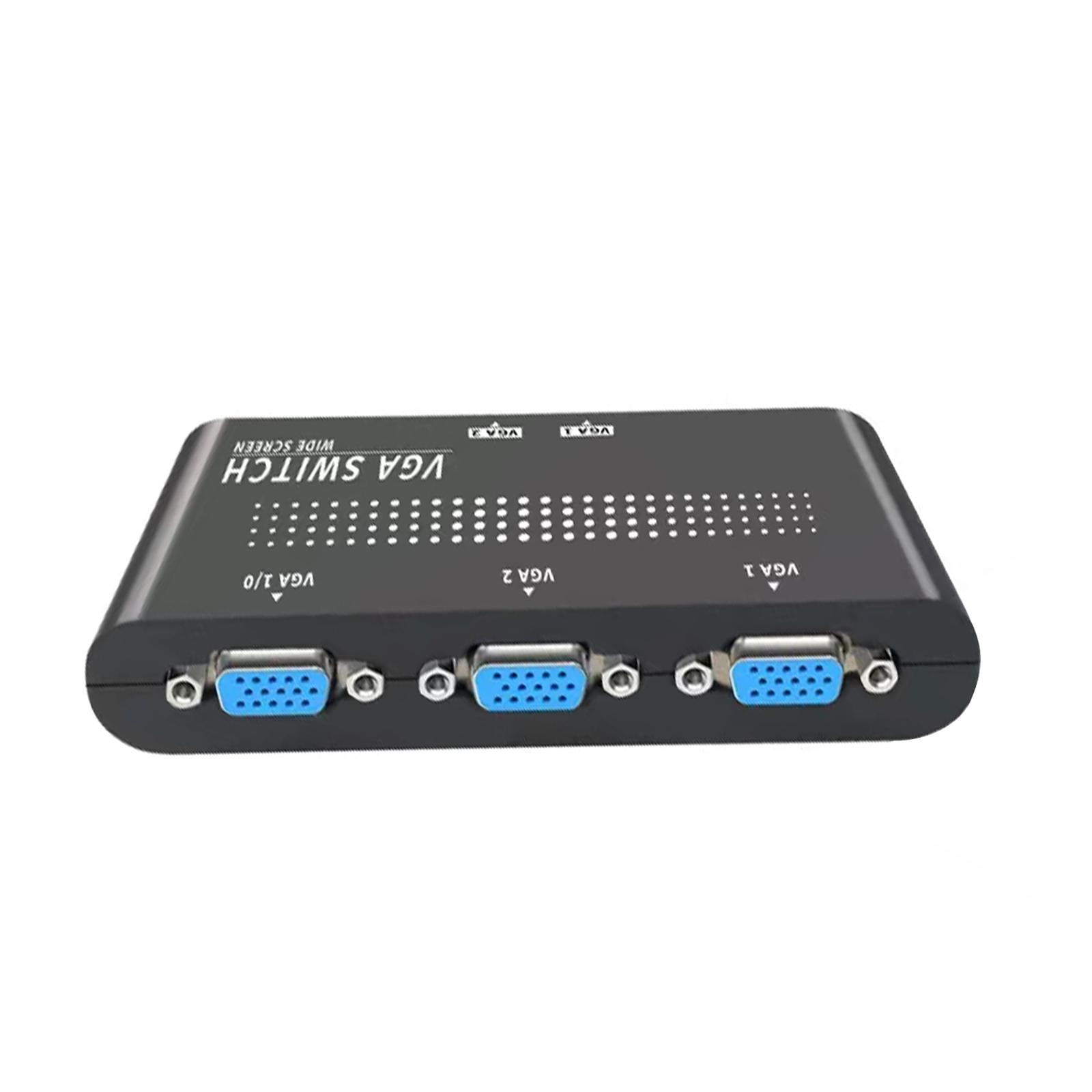 JMLIANG VGA Switcher Box for Dual Monitor Display & Projector Use, 2-In ...
