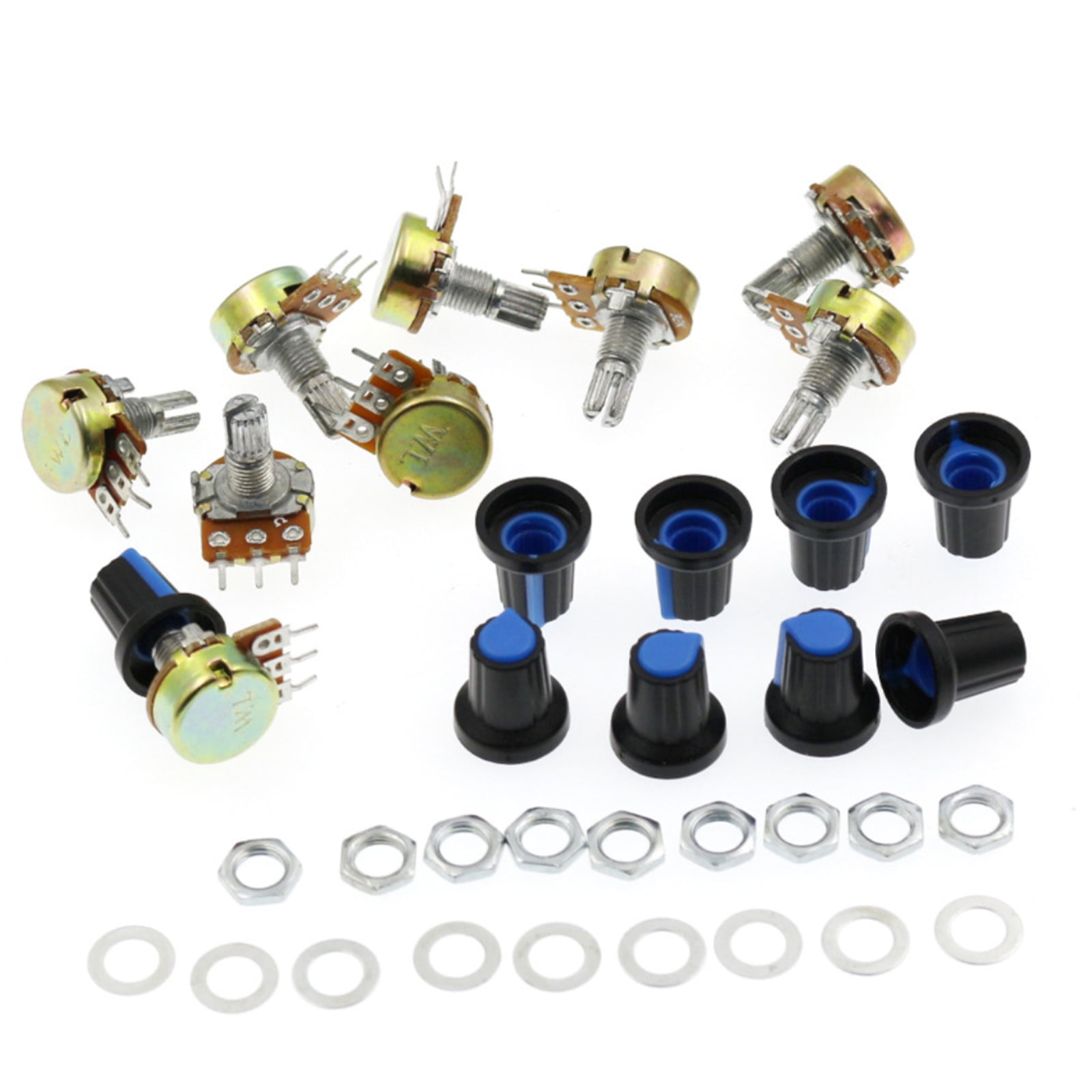 JMLIANG WH148 Carbon Film Potentiometers 9PCS Set for Electronic ...