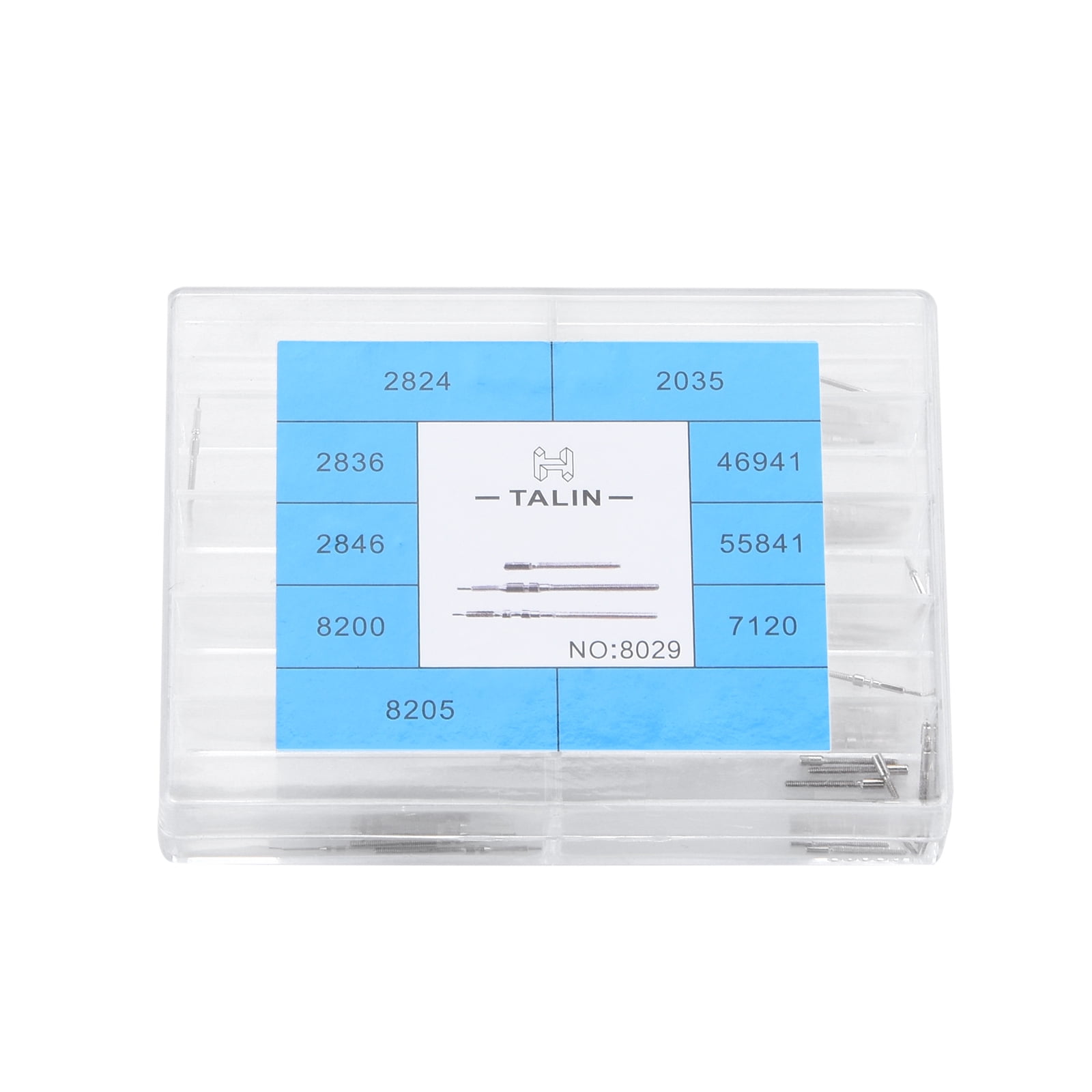 JMLIANG Watch Movement Winding Stem Repair Set Stainless Steel 9 Sizes ...