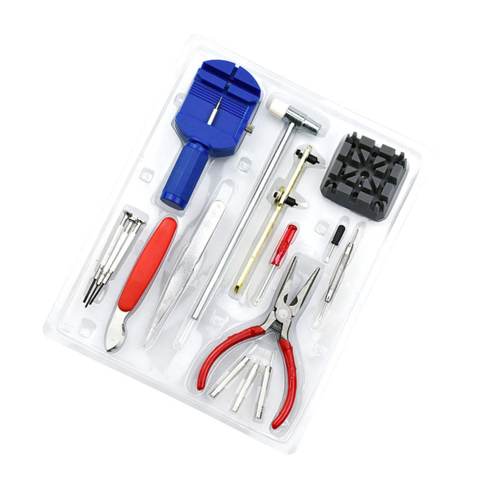 JMLIANG Watch Repair Tool Kit for Watchmakers and Jewelers Includes ...