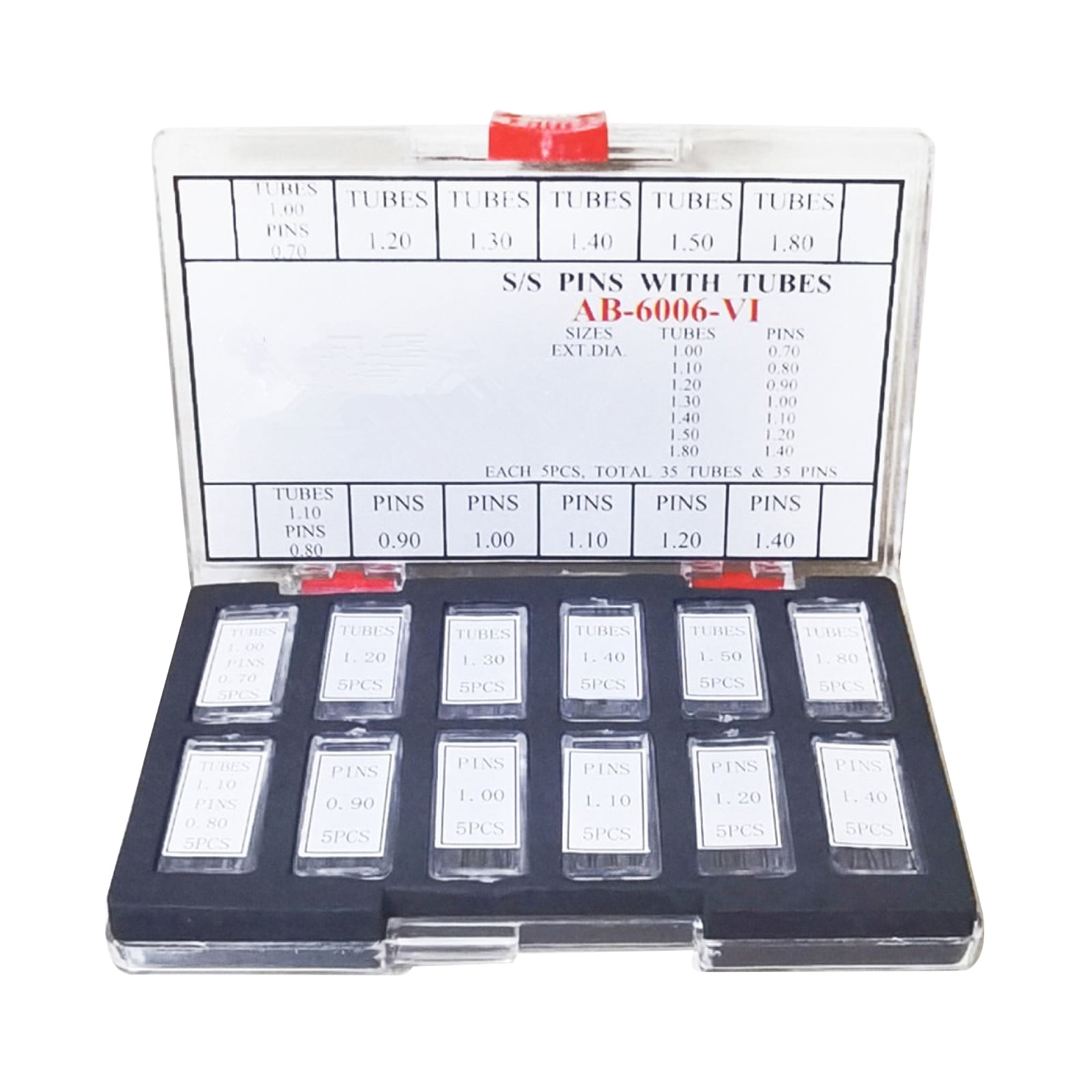 JMLIANG Watchmaker’s Repair Kit Friction Pins Tubes for Watch Bands ...