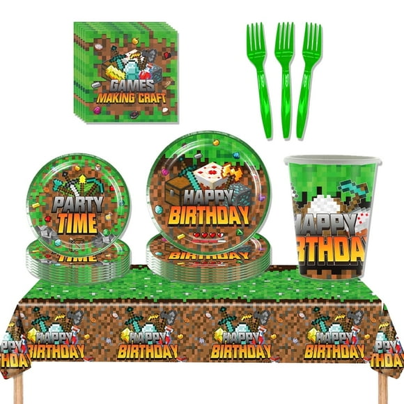 Birthday Party Supplies Boy Minecraft