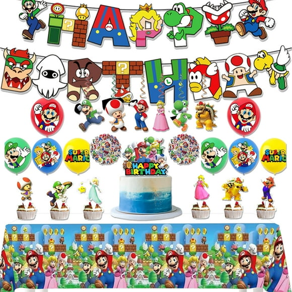 Mario Brothers Birthday Party Supplies