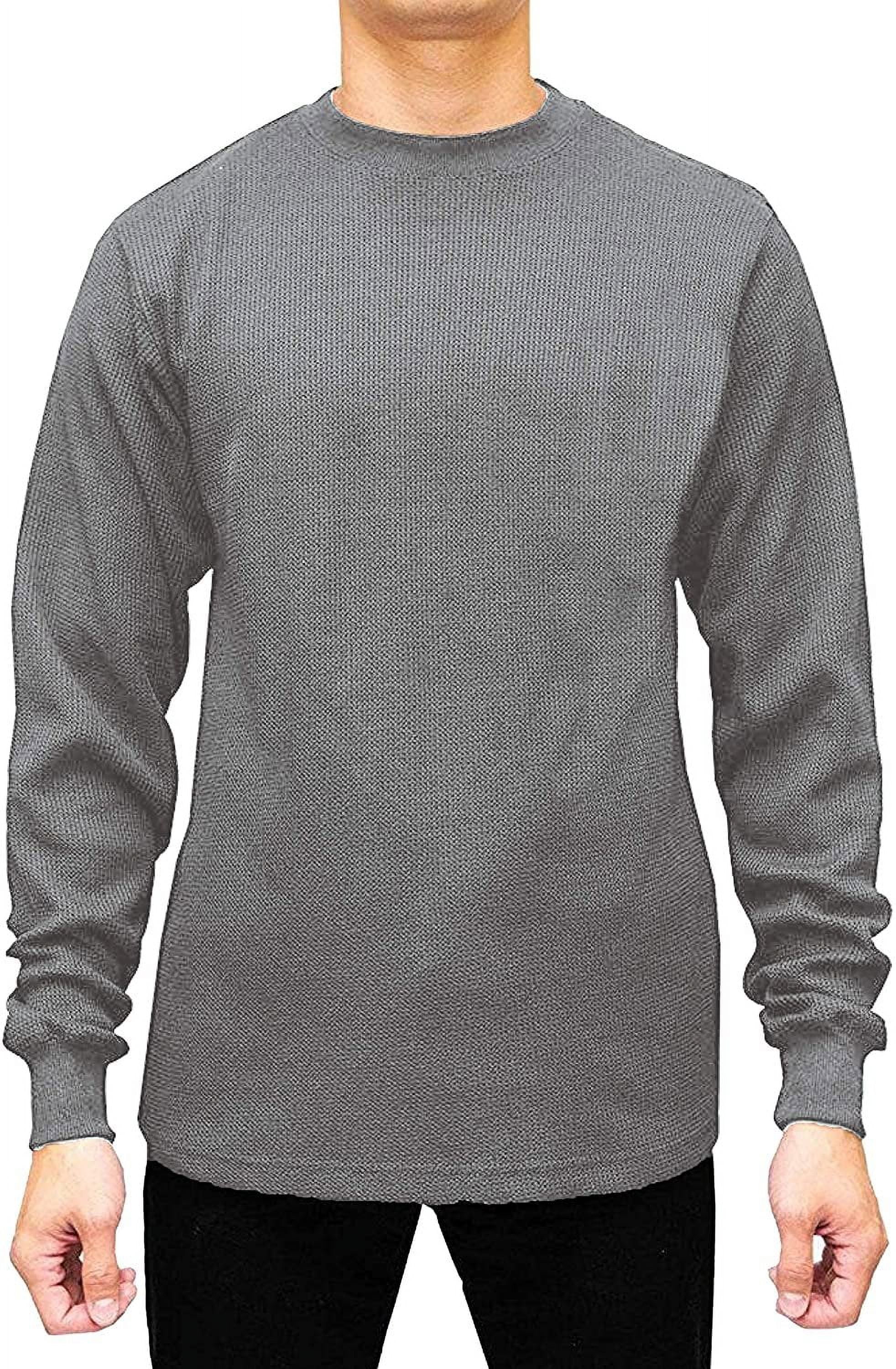 JMR Men's Heavy Weight Long Sleeve Thermal Shirt Crew Neck Top Underwear, Colors, Sizes ...