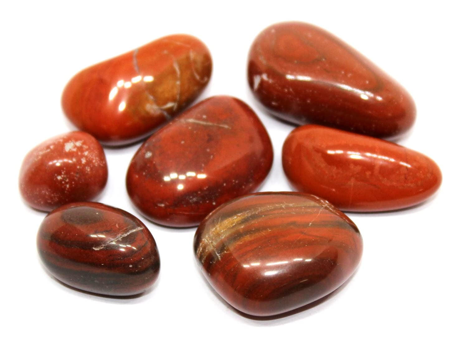 JMRM Red Jasper Natural Crystal Tumble Stone for Reiki Healing Gemstone ...